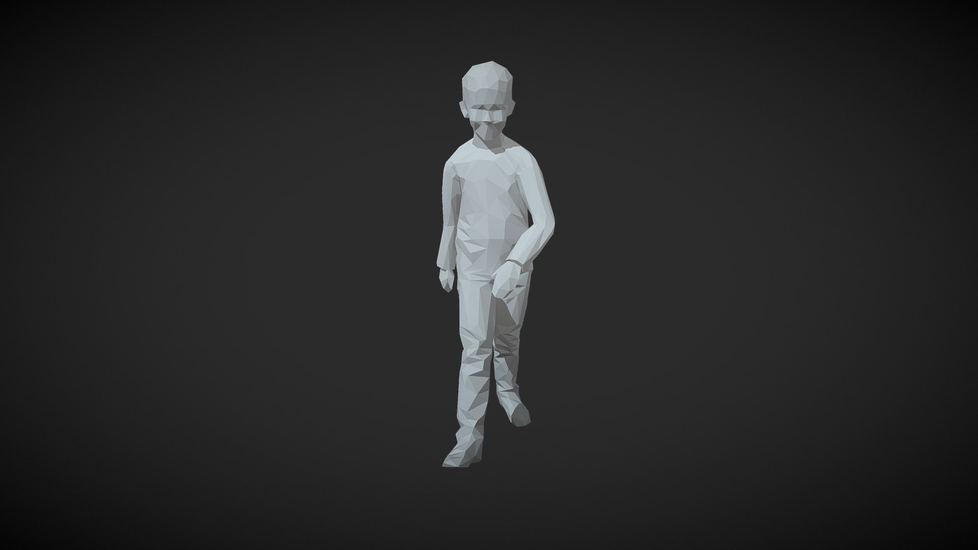 Rigged Lowpoly Children - 3D model by kanistra [f1654df] - Sketchfab