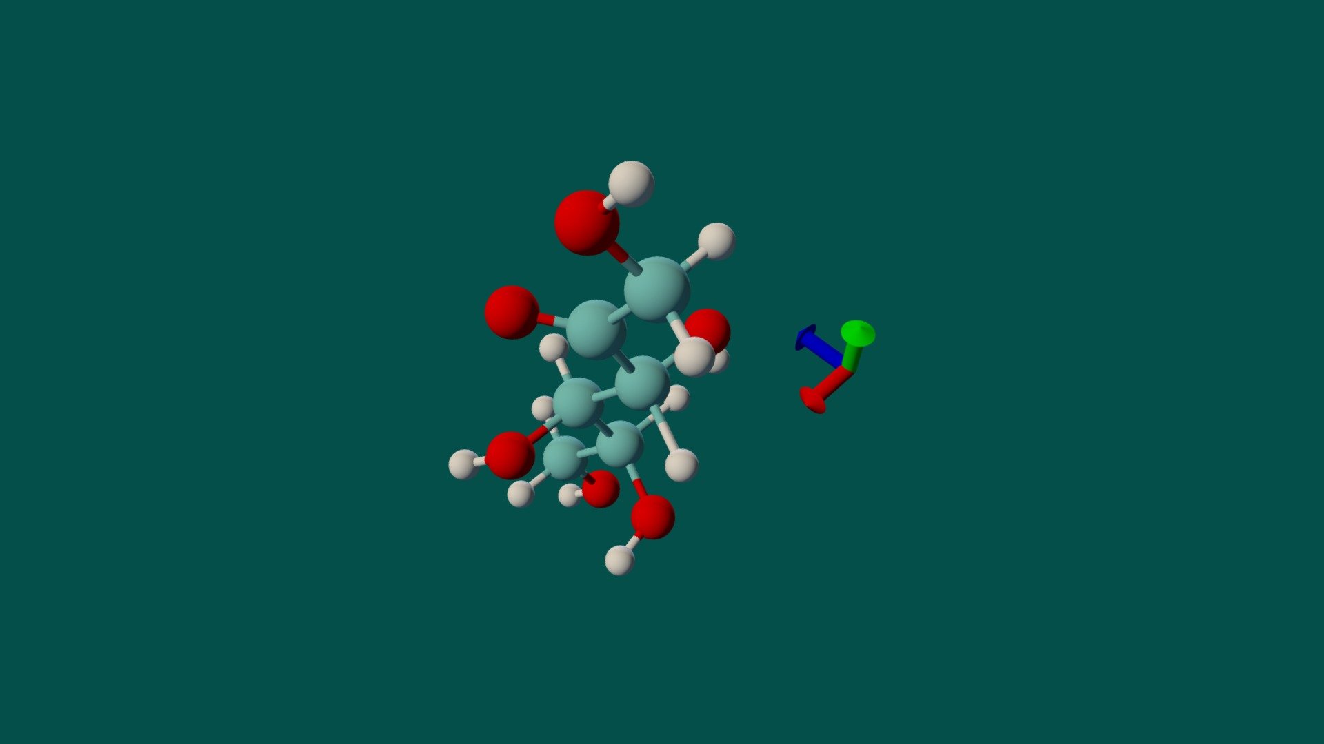 Eve3D Monosacárido Cetohexosa D Fructuosa - 3D model by EVE3D UNAM ...