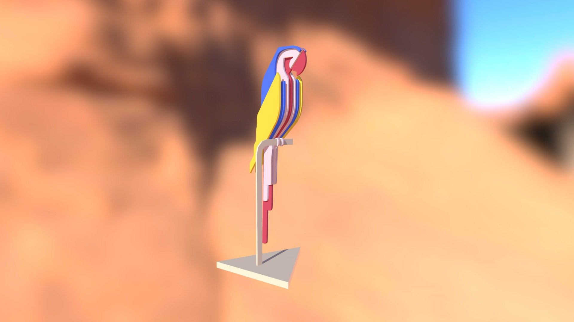 parrot 1 - 3D model by nonitt [f1673a8] - Sketchfab