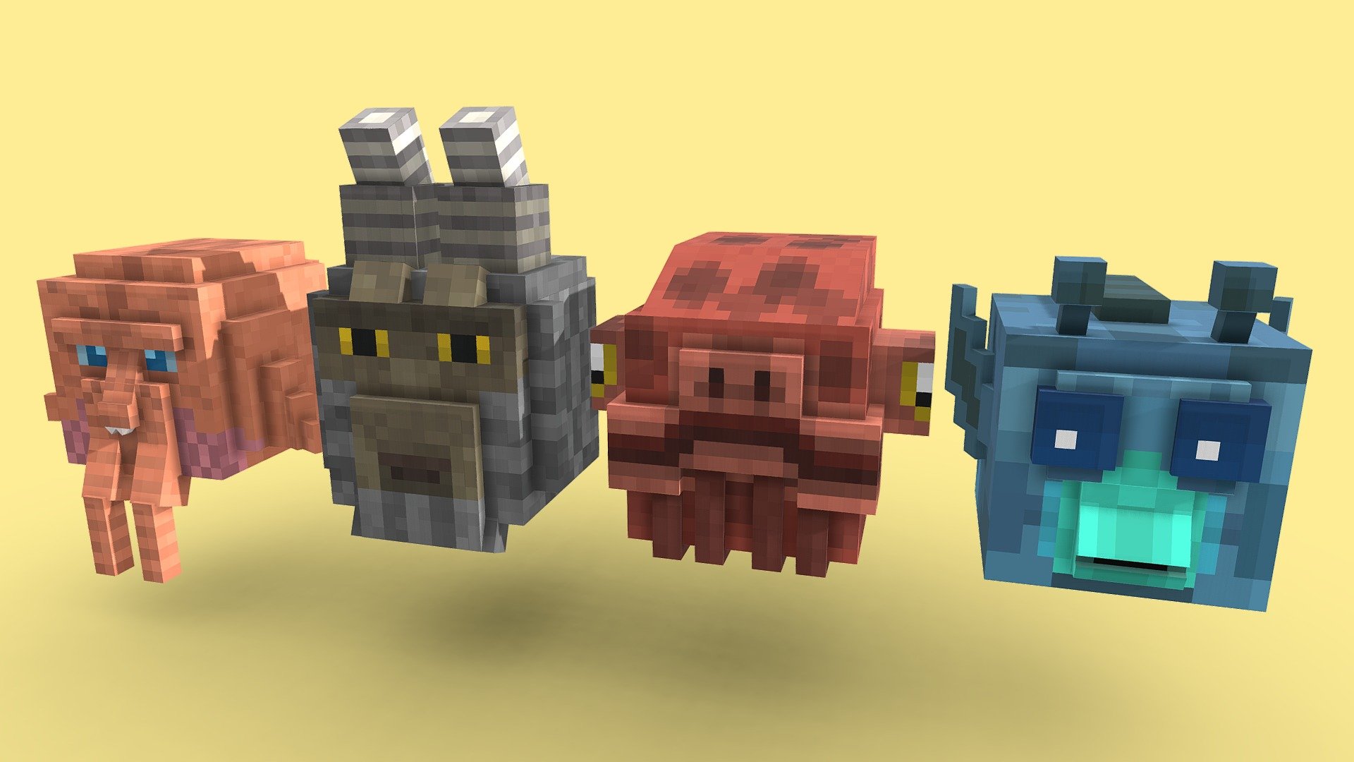 Star Wars Alien Hats - Minecraft - 3D model by LZBlocks [f16794d ...