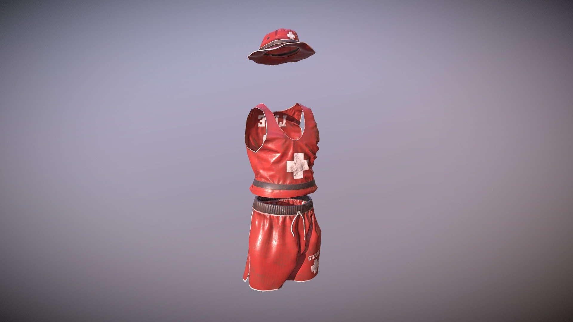 Lifeguard clothing set - 3D model by Liam Moffitt (@divadan) [f168f8a ...