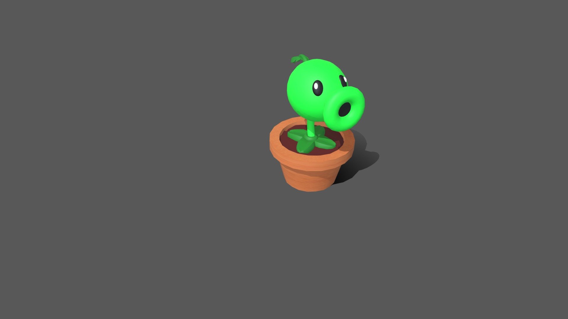 Peashooter - Download Free 3D model by mpizzo [f1693f4] - Sketchfab