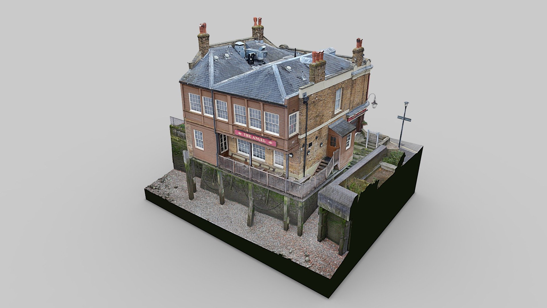 The Angel Pub Rotherhithe 16k - 3D model by artfletch [f169b0b] - Sketchfab