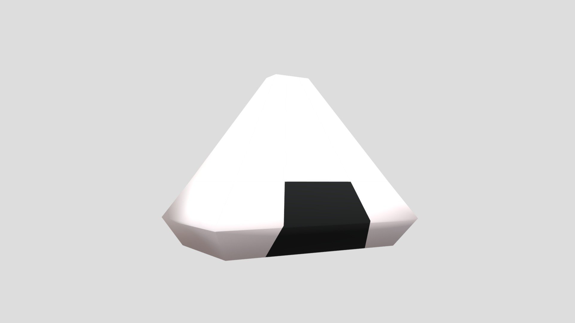 Low Poly Rice Ball - 3D model by Misfit_Games [f169cf2] - Sketchfab