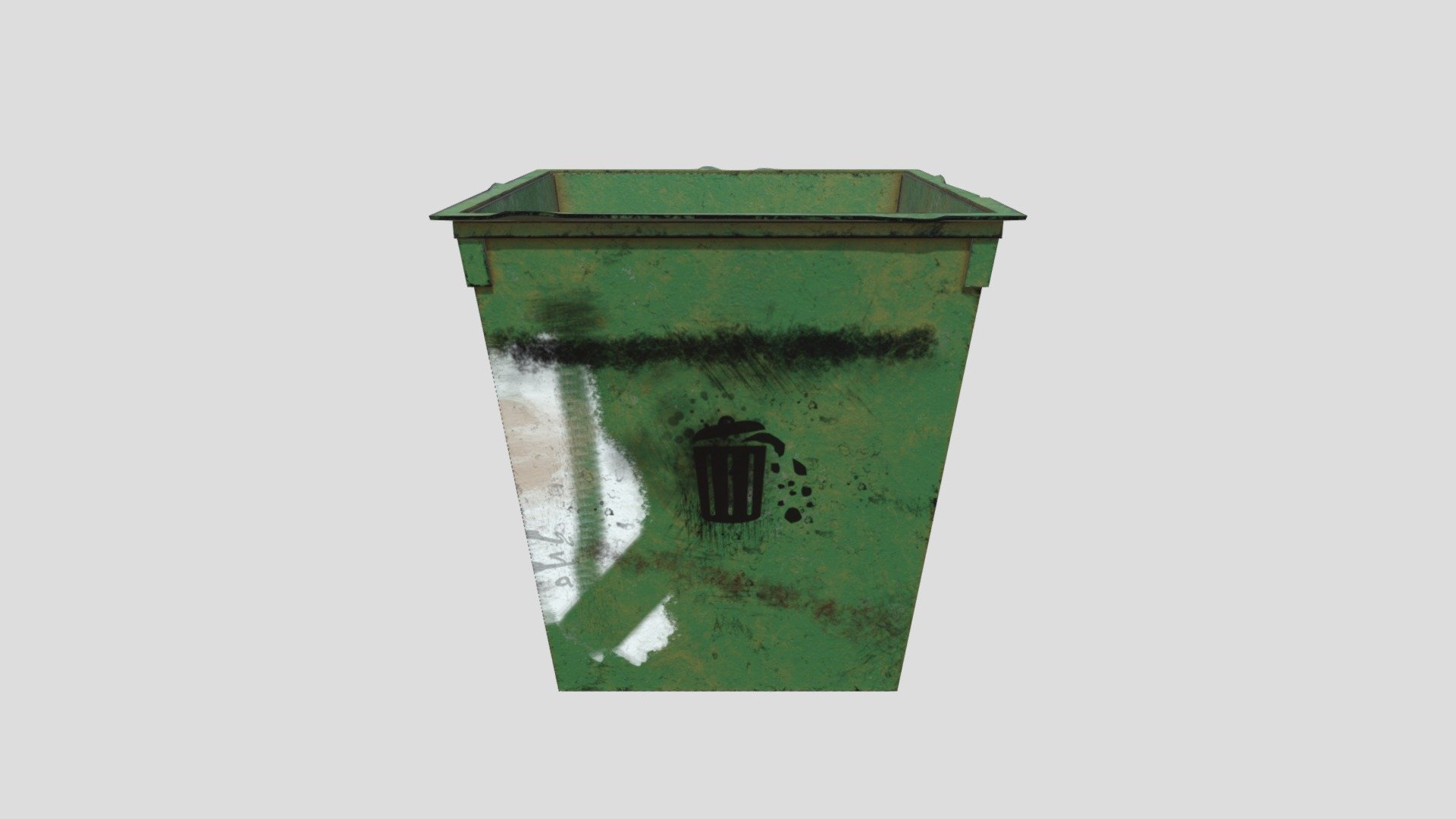 Garbage Can - 3D model by djrazordeep [f16aa21] - Sketchfab