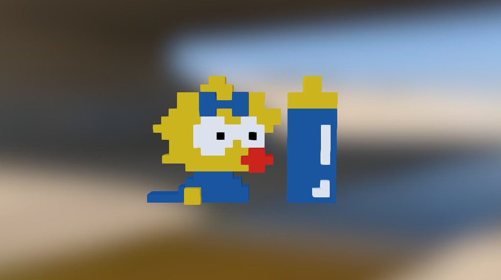 Simpson Maggie - 3D model by olambdao [f16ac44] - Sketchfab