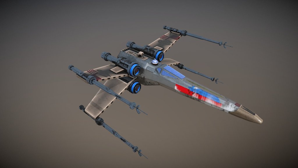 X-Wing - 3D model by Rodrigo Calovi (@calovi) [f16b82f] - Sketchfab
