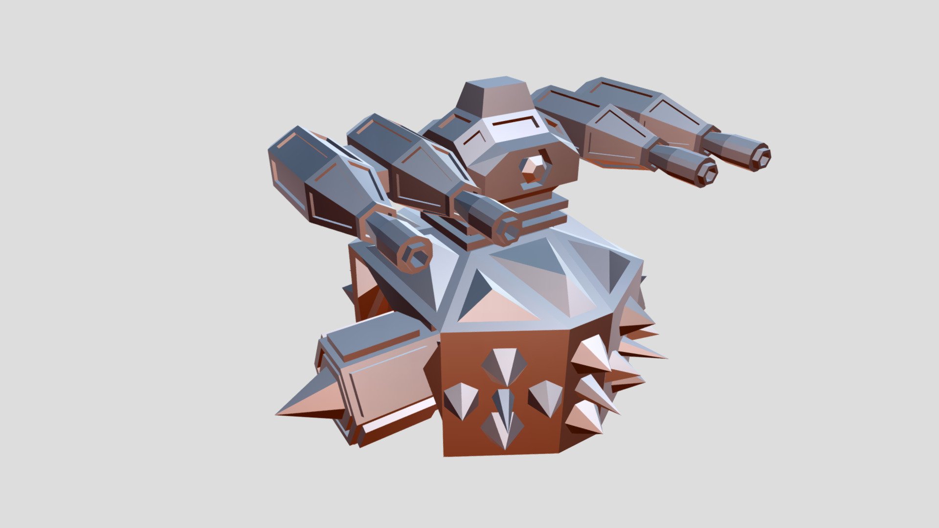 Mega Turret Plus Mobile - Download Free 3D model by Trockk (@Timrockk ...