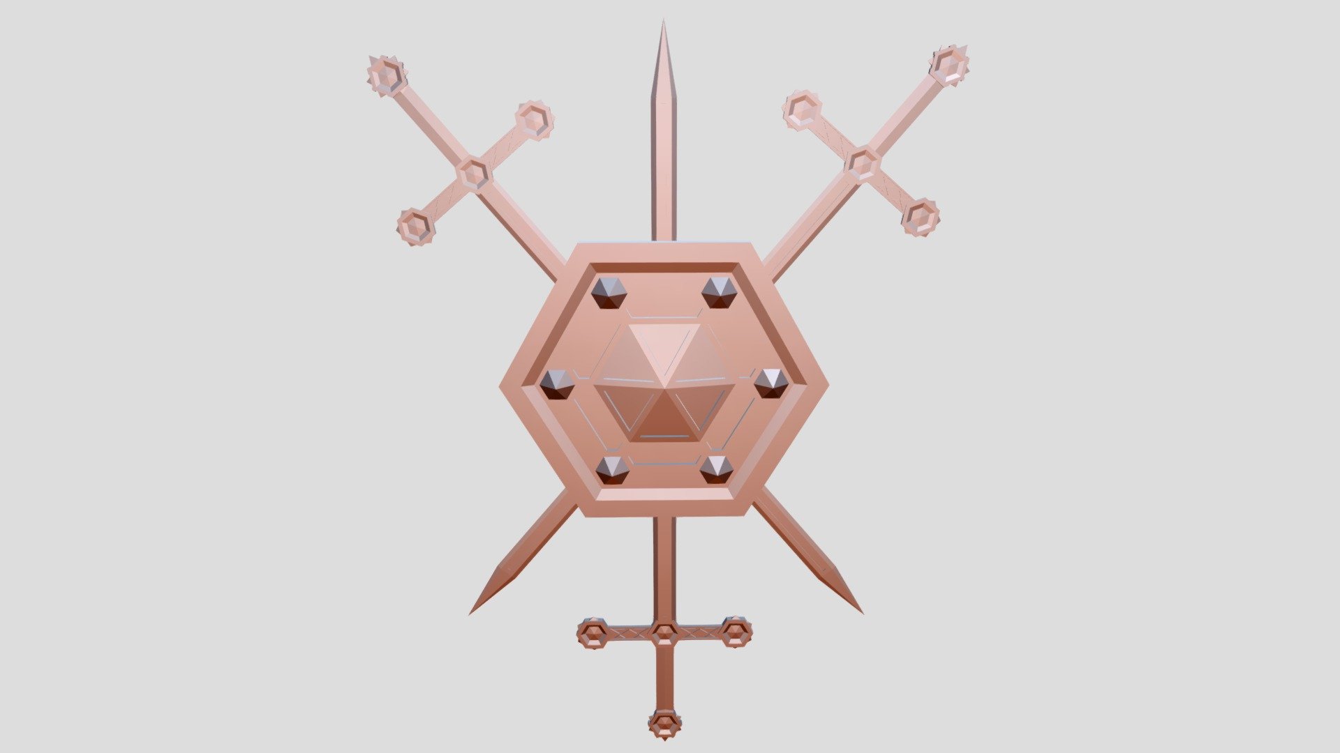 Sword Crest - Download Free 3D model by Trockk (@Timrockk) [f16dd23 ...