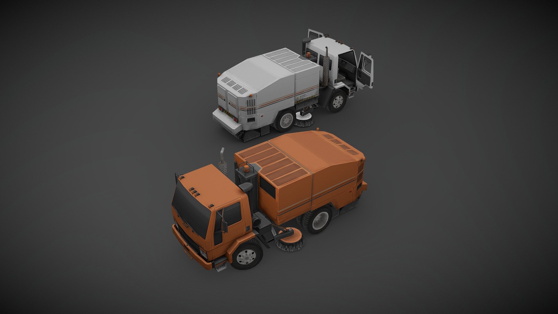 '93 Ford Elgin CF-8000 Street Sweeper - 3D model by KI5 (@KI5mods) [f16e952] - Sketchfab
