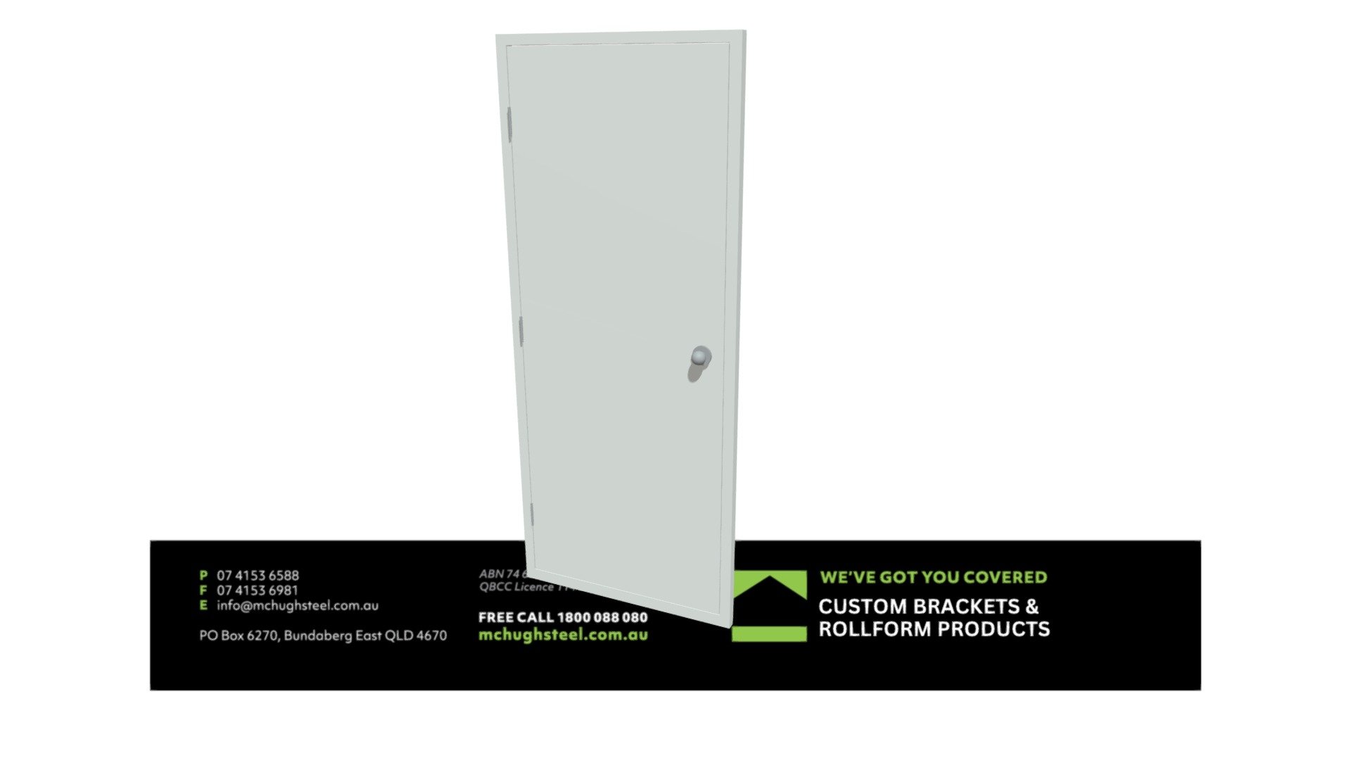 PASO PA Door 820 Single Skin Southerly - 3D model by mchughsteel ...