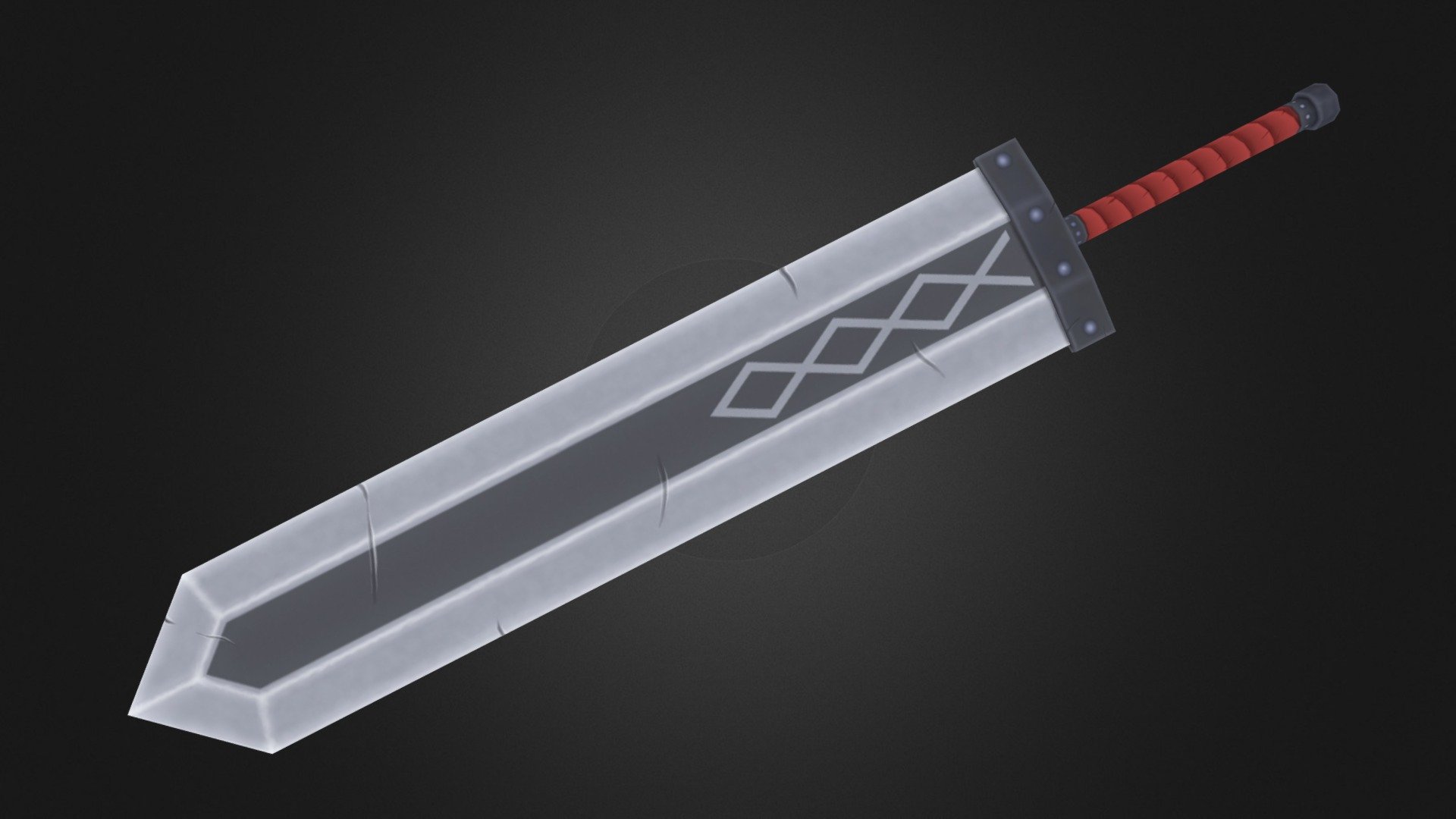 Handpainted Greatsword - 3D model by Orihisa [f170bbd] - Sketchfab