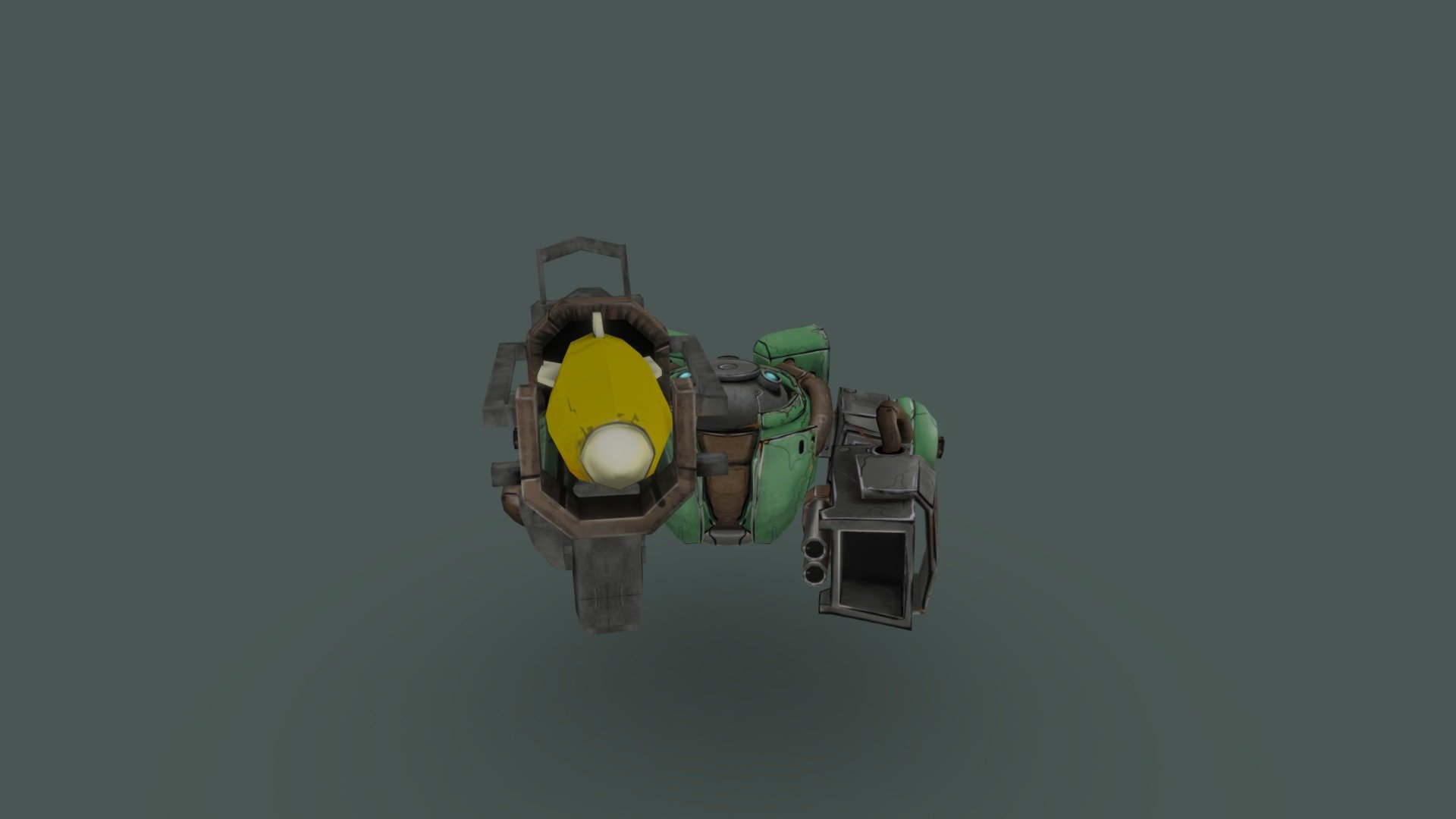 Drone Rocket Launcher - 3D model by Warblasta (@greyknight888) [f170bd0 ...