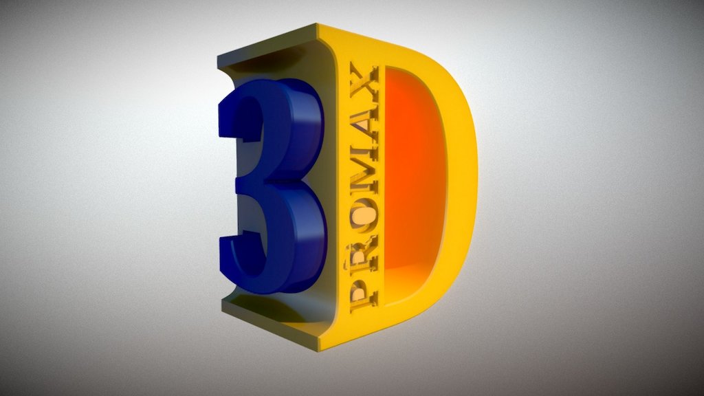 3D Promax Logo - 3D model by 3dpromax.apps [f170e5c] - Sketchfab