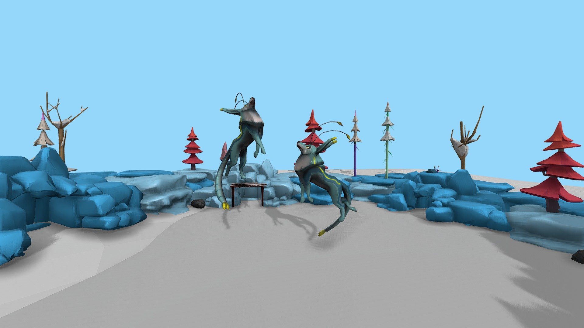 Snow Fantasy - 3D model by conceptshraddha (@shraddhakumbhar1998 ...