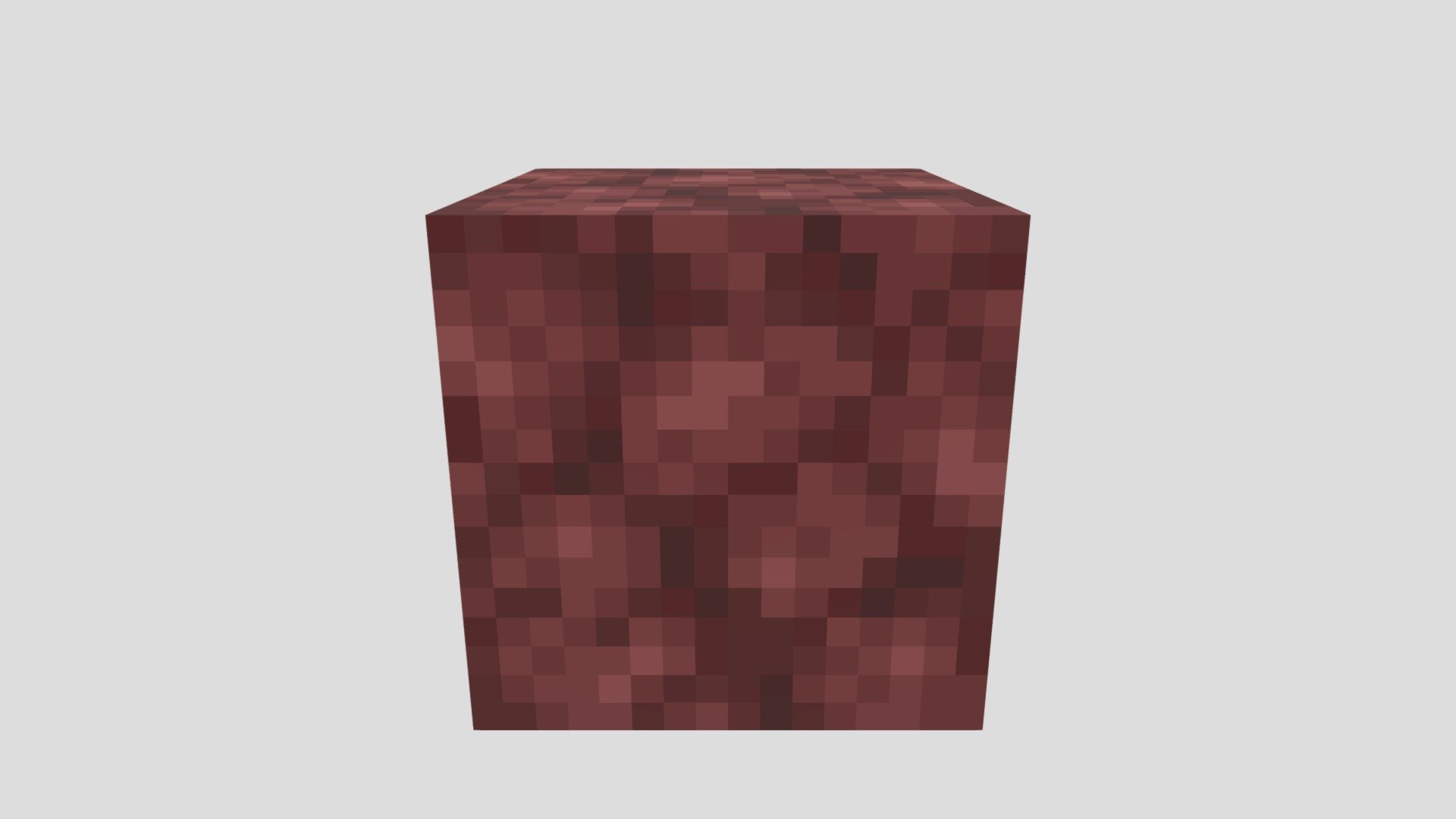 Netherack block Minecraft free - Download Free 3D model by noberssf ...