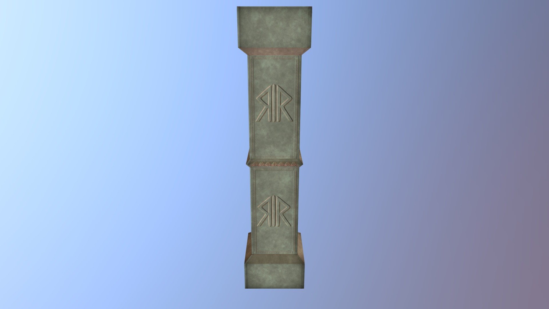 Roman Rune Pillar - 3D model by JamesCookScowen [f171a5f] - Sketchfab