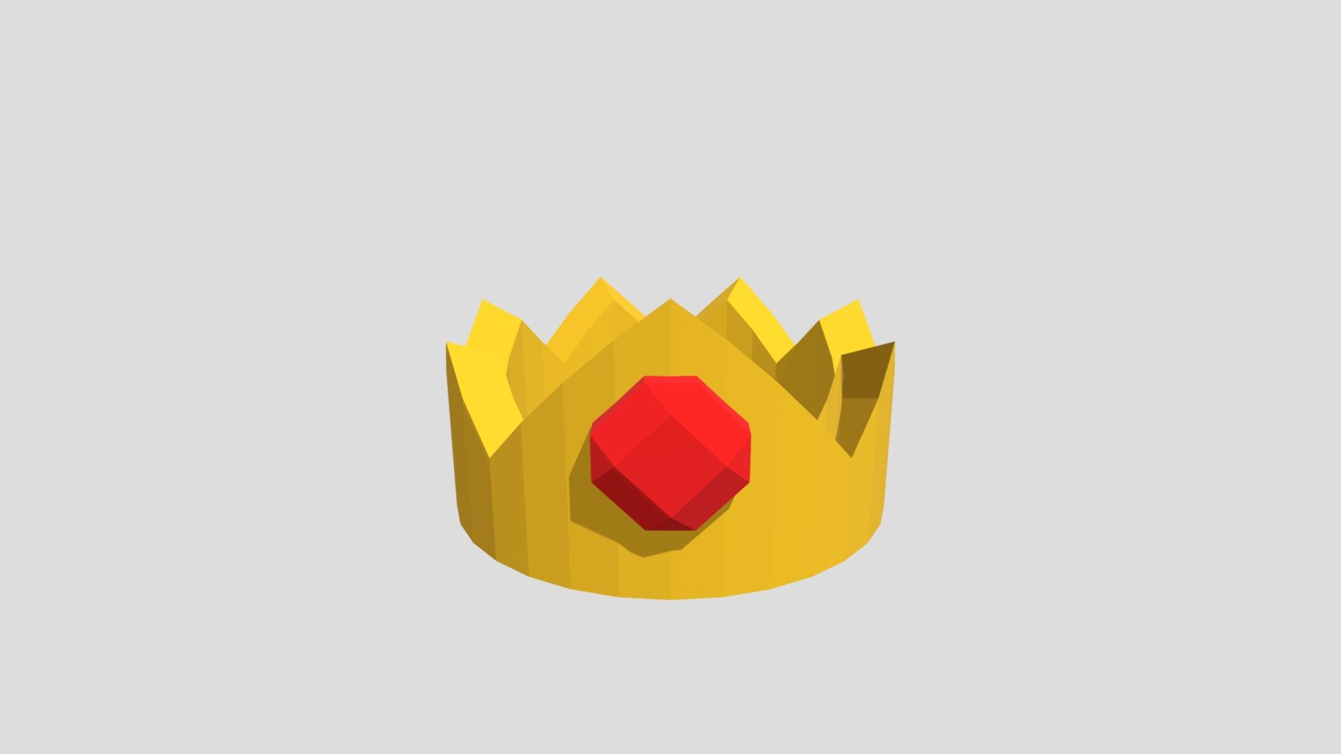 Low Poly Crown - 3D model by D4RKTORNADO [f1724cb] - Sketchfab