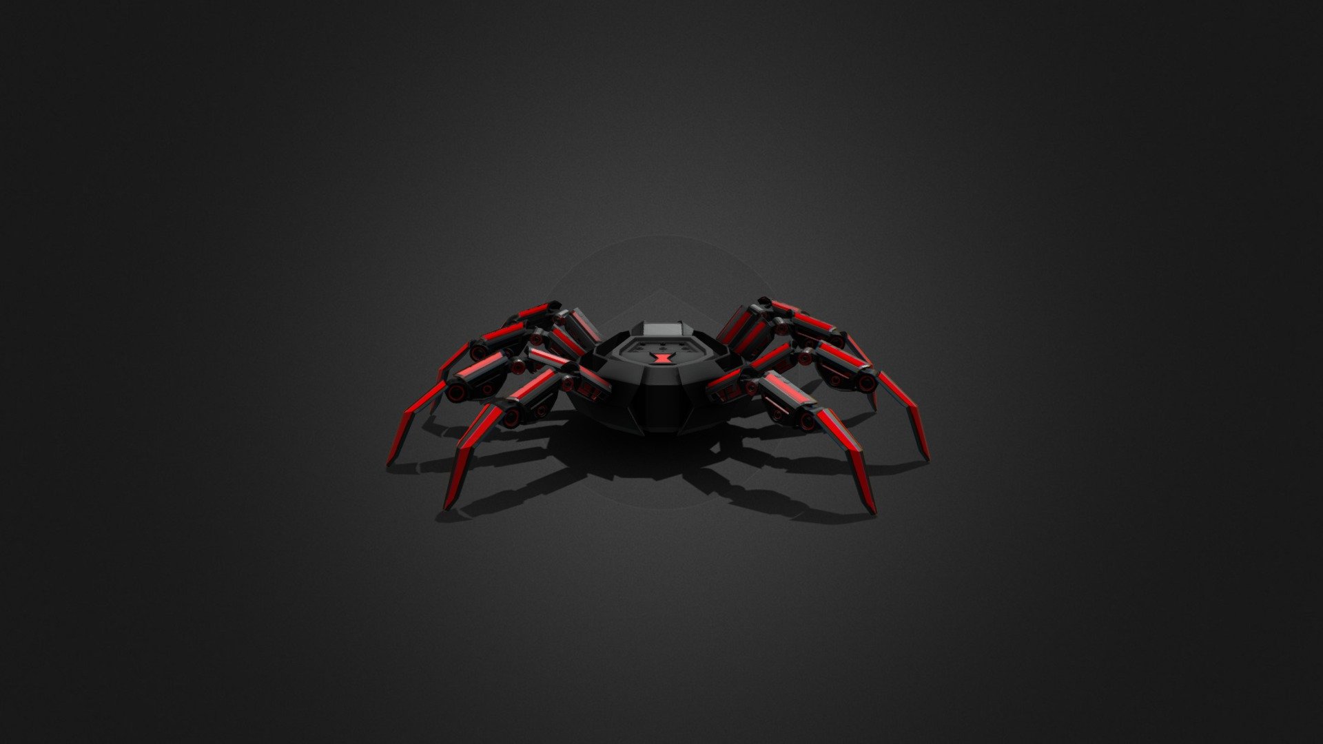 animated SpiderRobot - 3D model by K_LewisCreates [f17528d] - Sketchfab