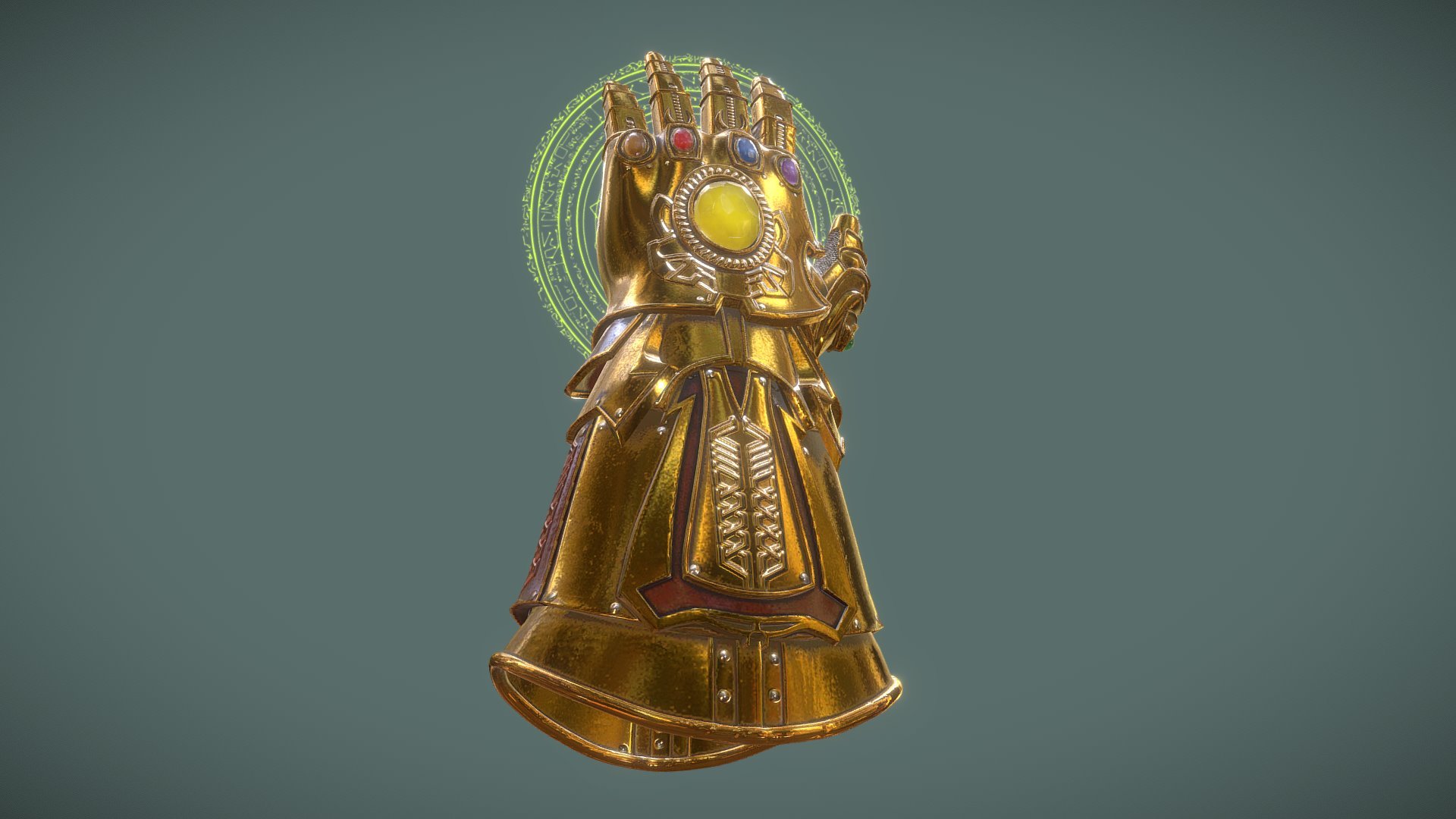 GAUNTLET (LOOK DEVELOPMENT) - 3D model by KEVIN VELOSO (@veloso.k ...