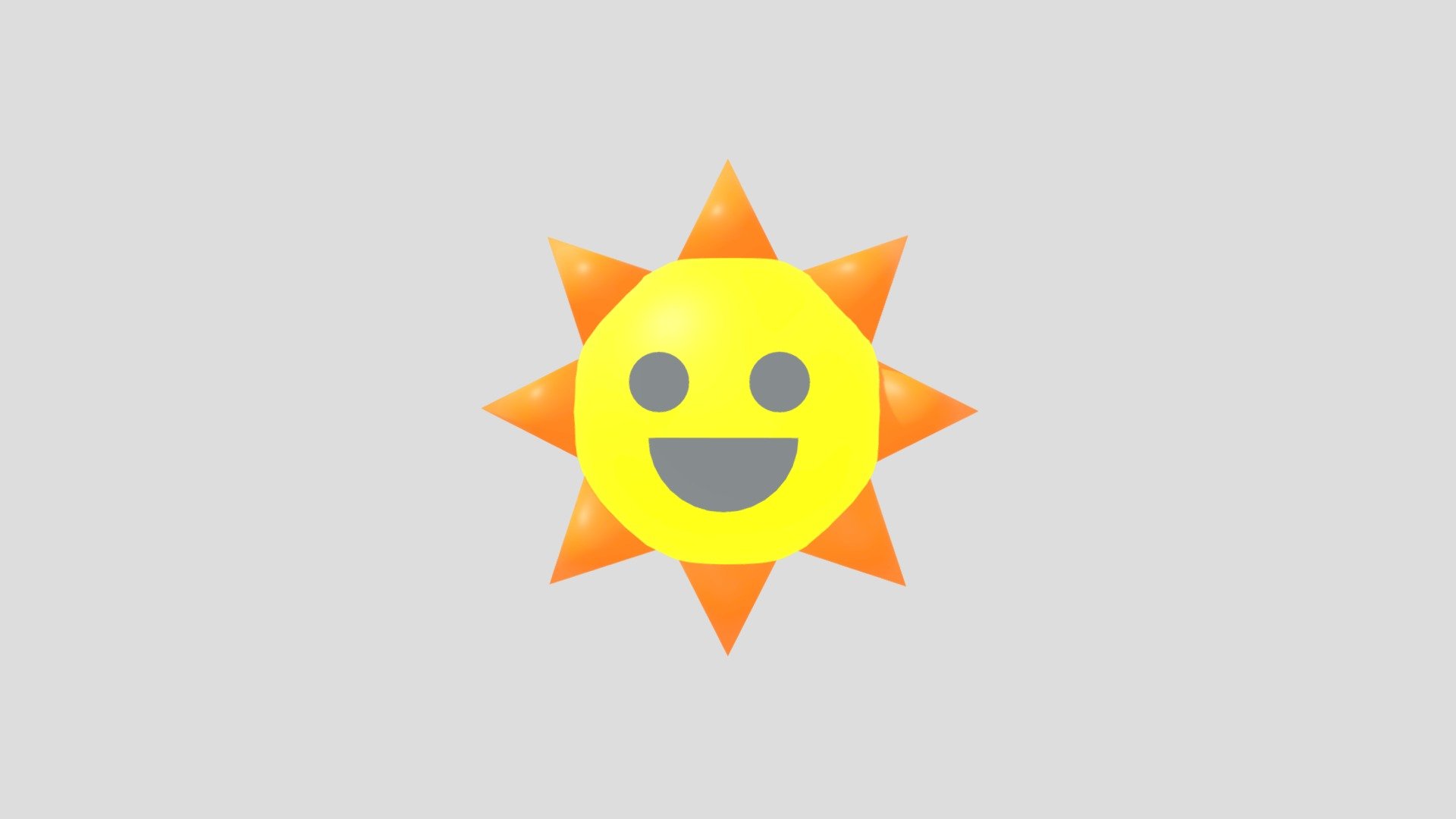 sprunki Mr.Sun - Download Free 3D model by 搞素材的玛卡巴卡 (@mkbk666) [f176559] - Sketchfab