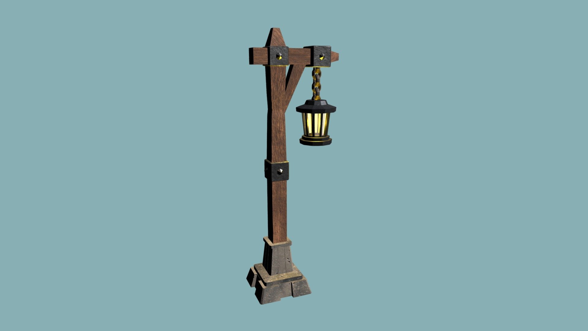 Lamp-post - Download Free 3D model by Minh.Huy [f1766fb] - Sketchfab