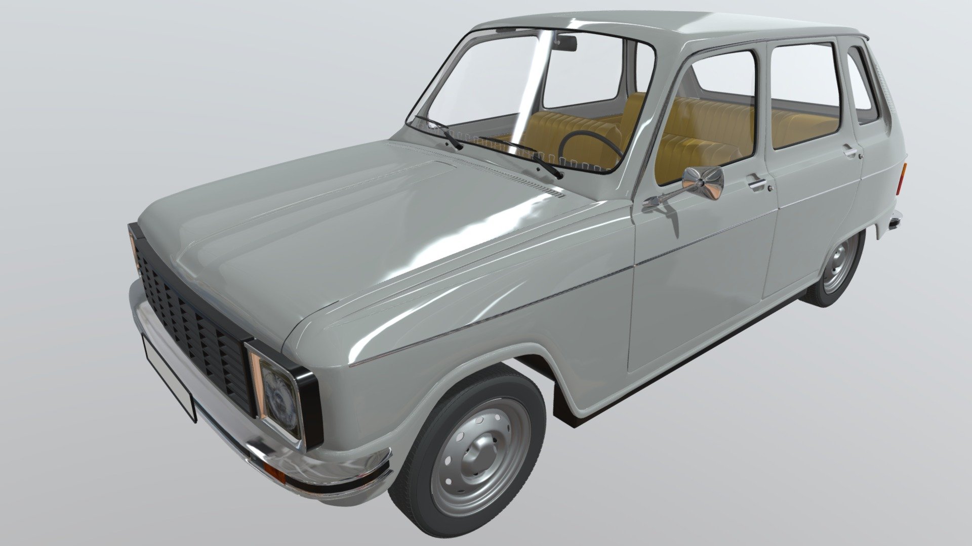 Renault 6 TL - Download Free 3D model by boitaloran [f1767c8] - Sketchfab