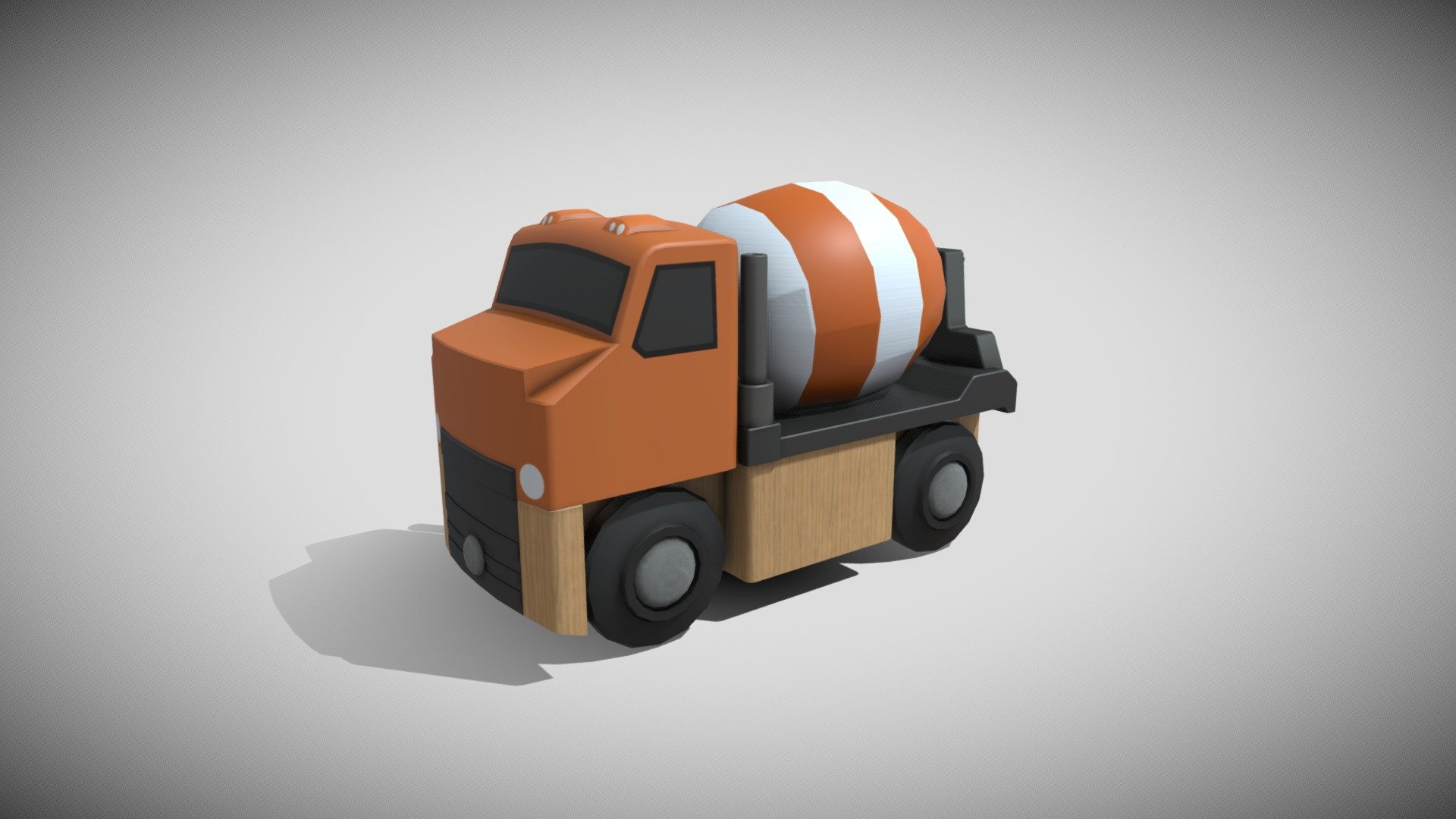 Toy Cement Truck - Buy Royalty Free 3D model by scailman [f176e87 ...