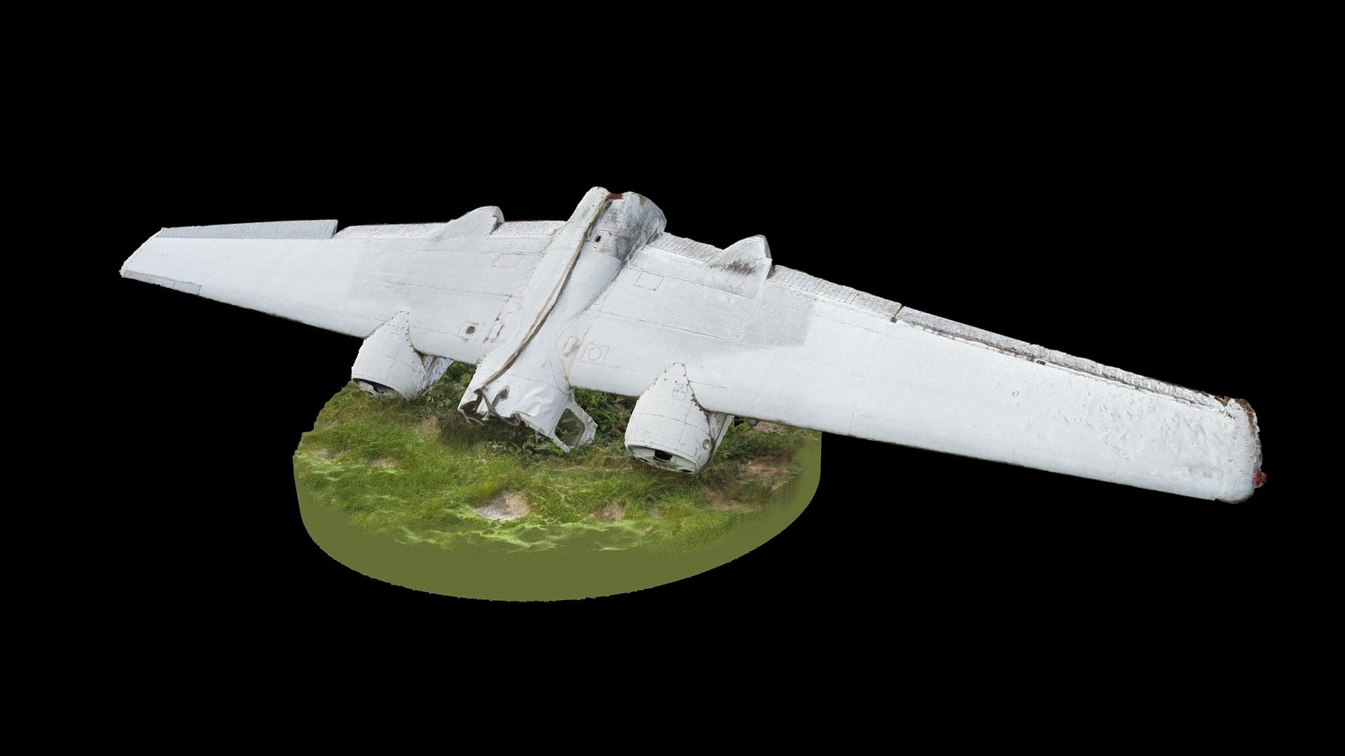 Run-down Airplane (Smartphone Photogrammetry) - 3D model by Taylor ...