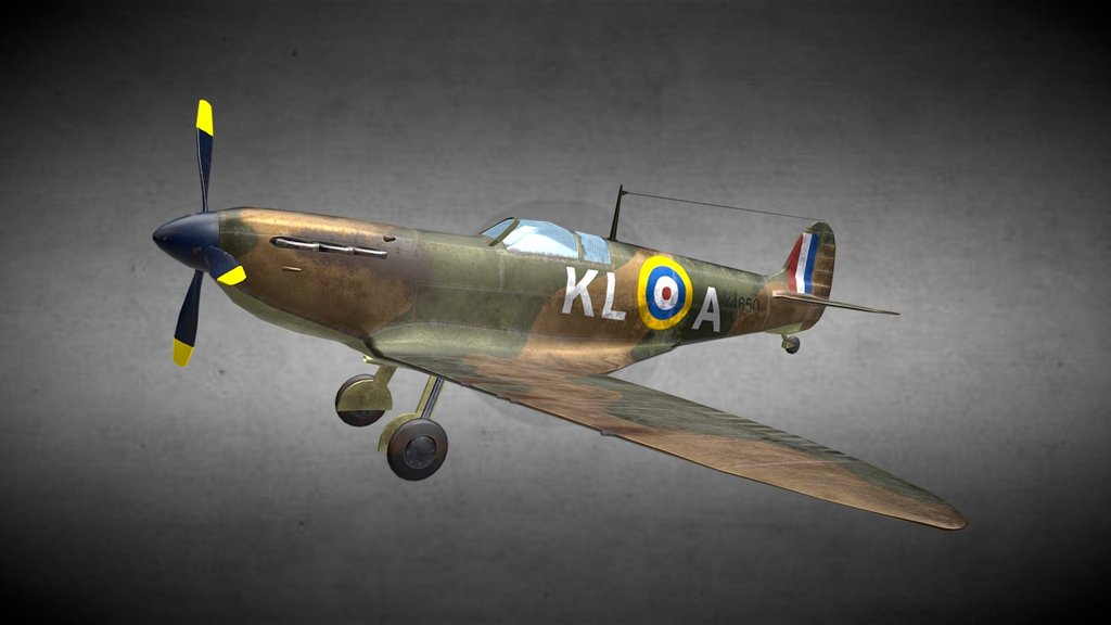 Spitfire - 3D model by Willywoo [f177724] - Sketchfab