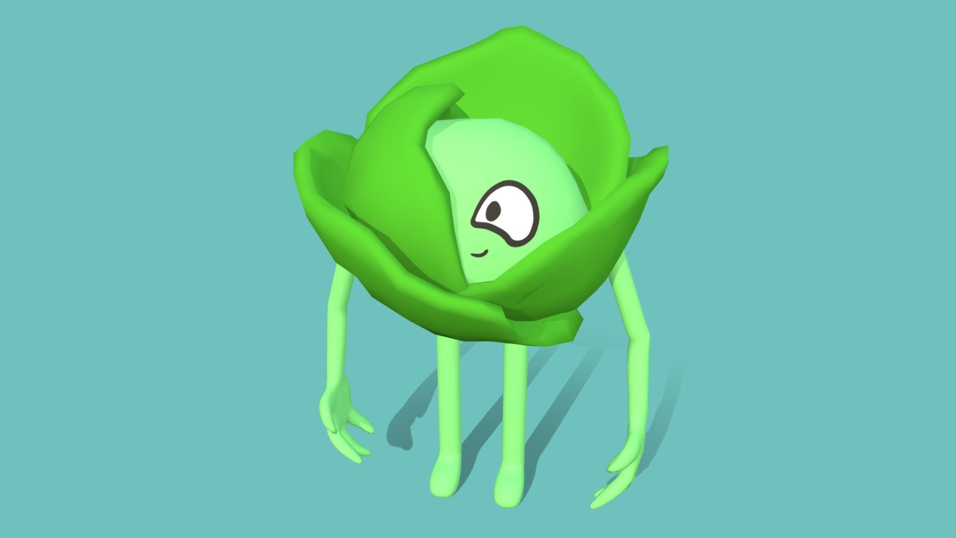 Cabbage - 3D model by Sky (Stephanie) Strzelecki (@SkyStrzelecki ...