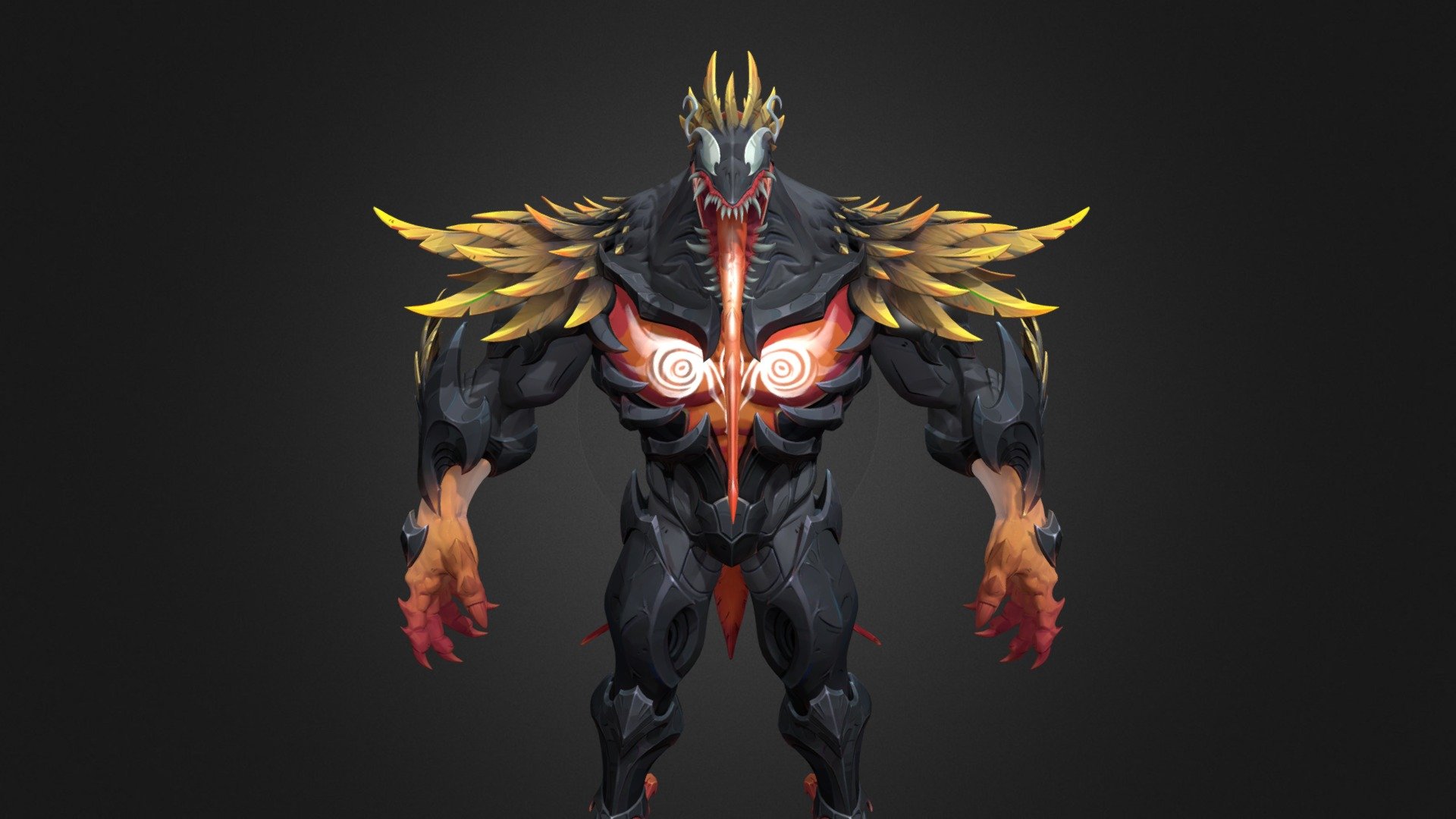 Venom Abyssal Flame - Download Free 3D model by YE YE (@YEEZY_YE ...