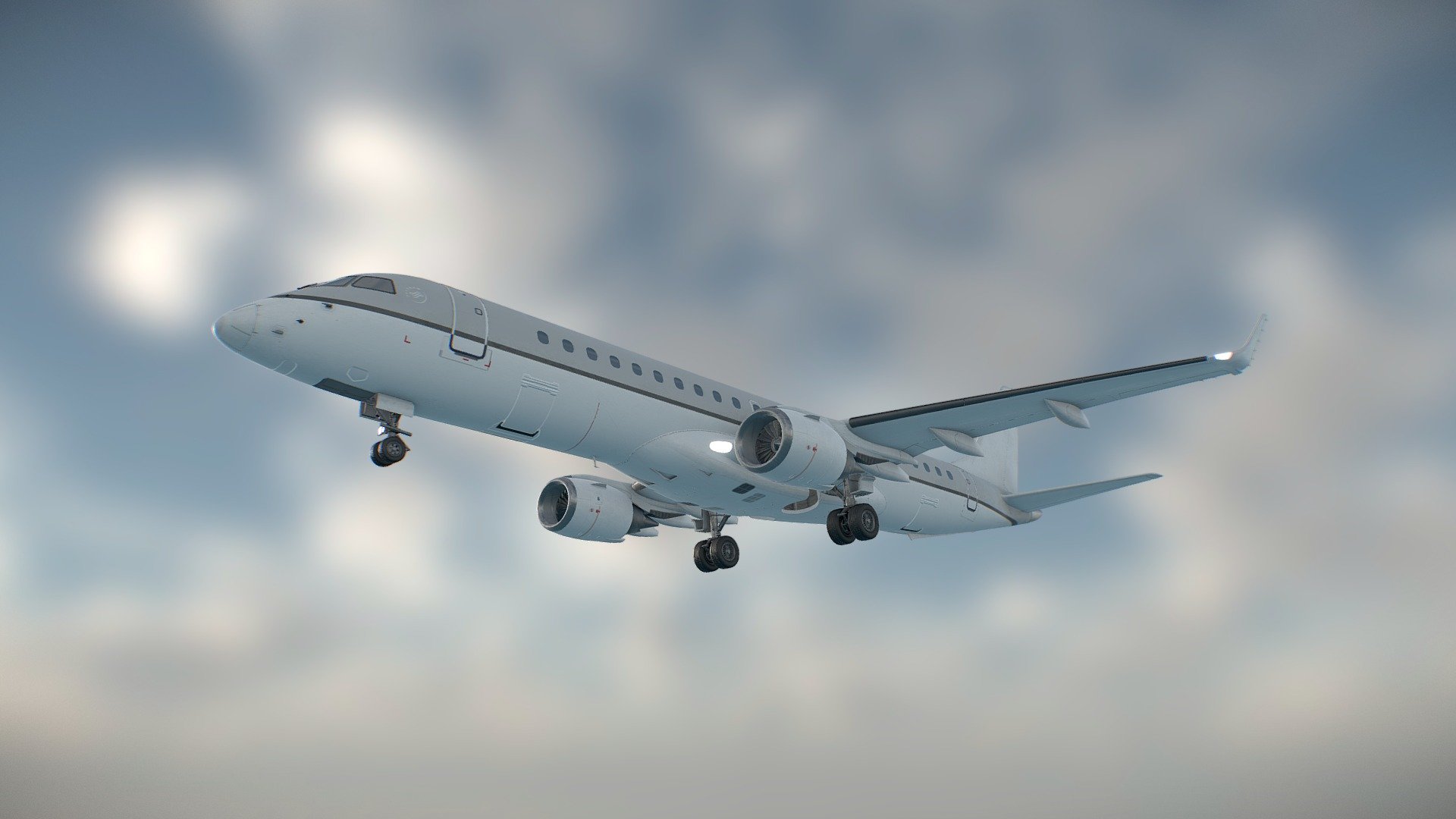 EmbraerPlane - 3D model by Robertf91 [f178a22] - Sketchfab
