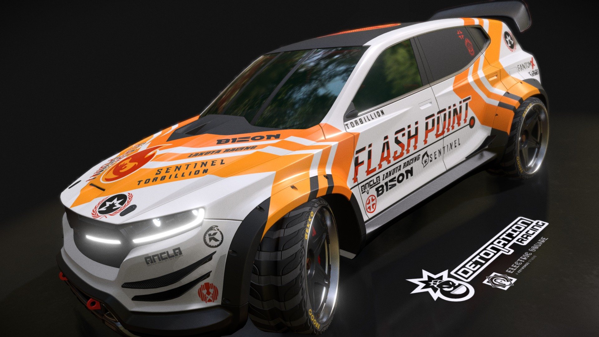 "HOODLUM" fictional SUV - DETONATION RACING - 3D model by ollitei ...