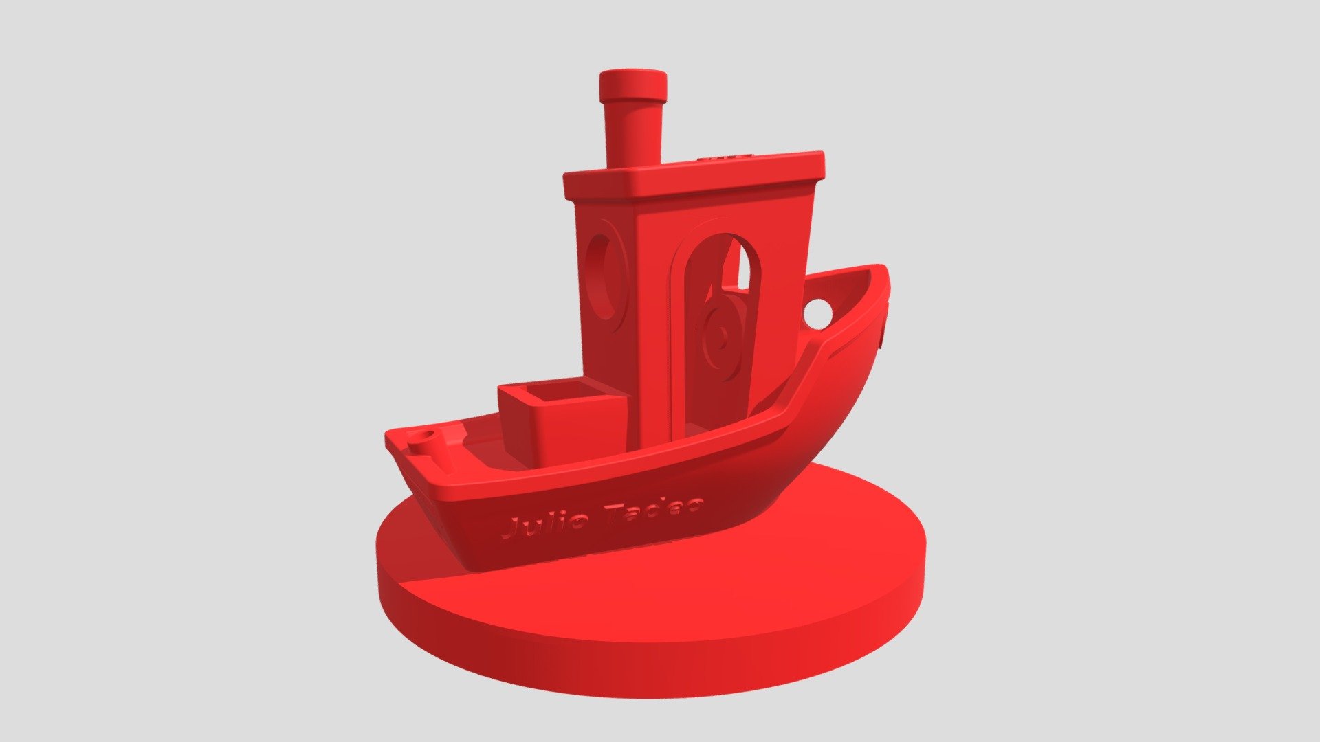 3DBenchy - 3D model by Julio_TADEO (@4618232018) [f17a7ec] - Sketchfab