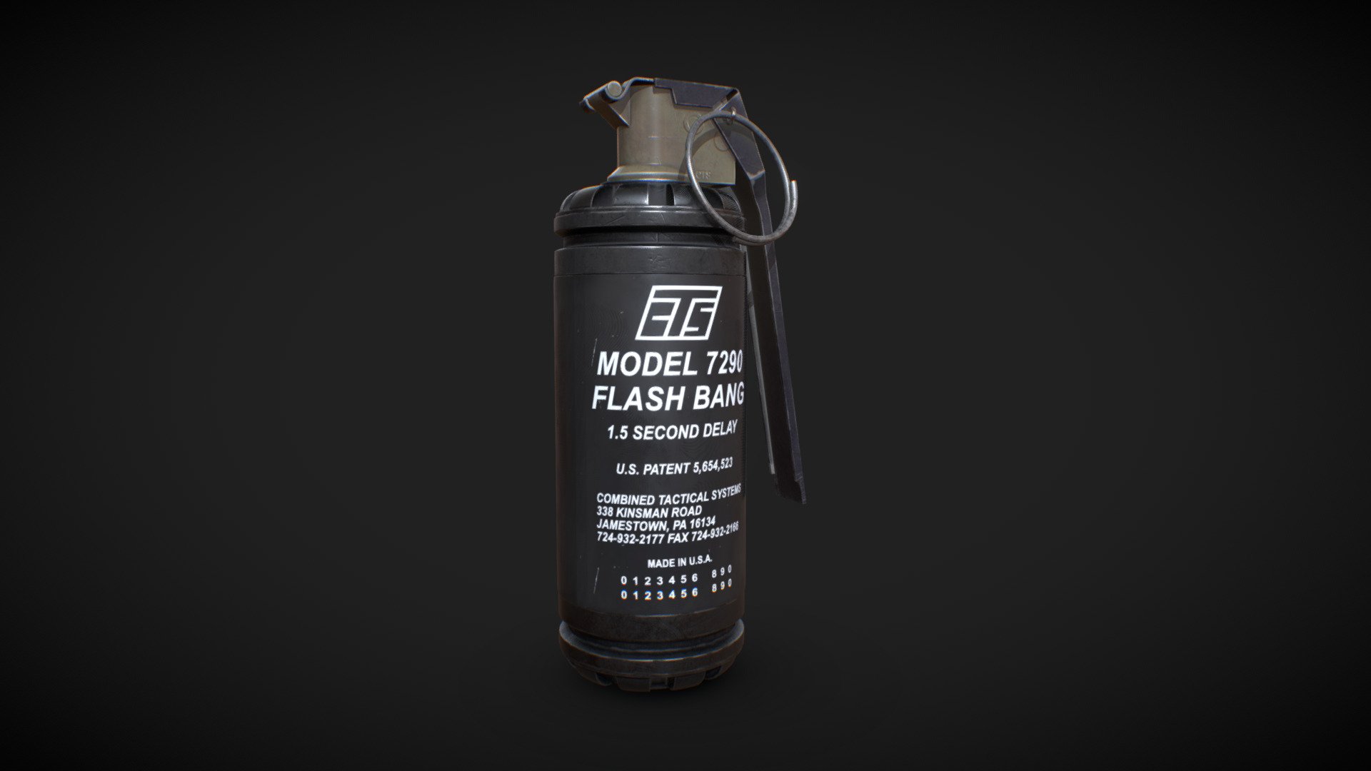 CTS Model 7290 Flashbang - Buy Royalty Free 3D model by Gabriele ...