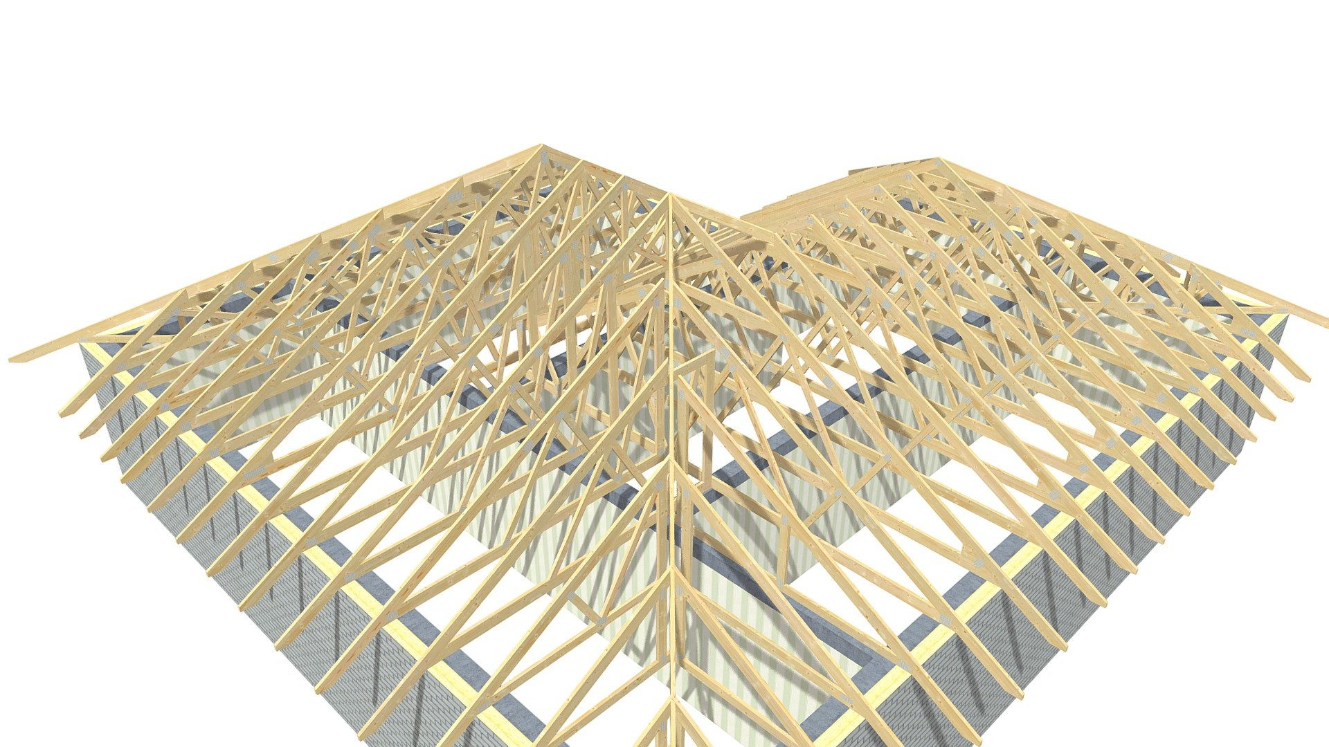 Engineering Roof Structure - 3D model by KD - INVEST inwestycje i ...