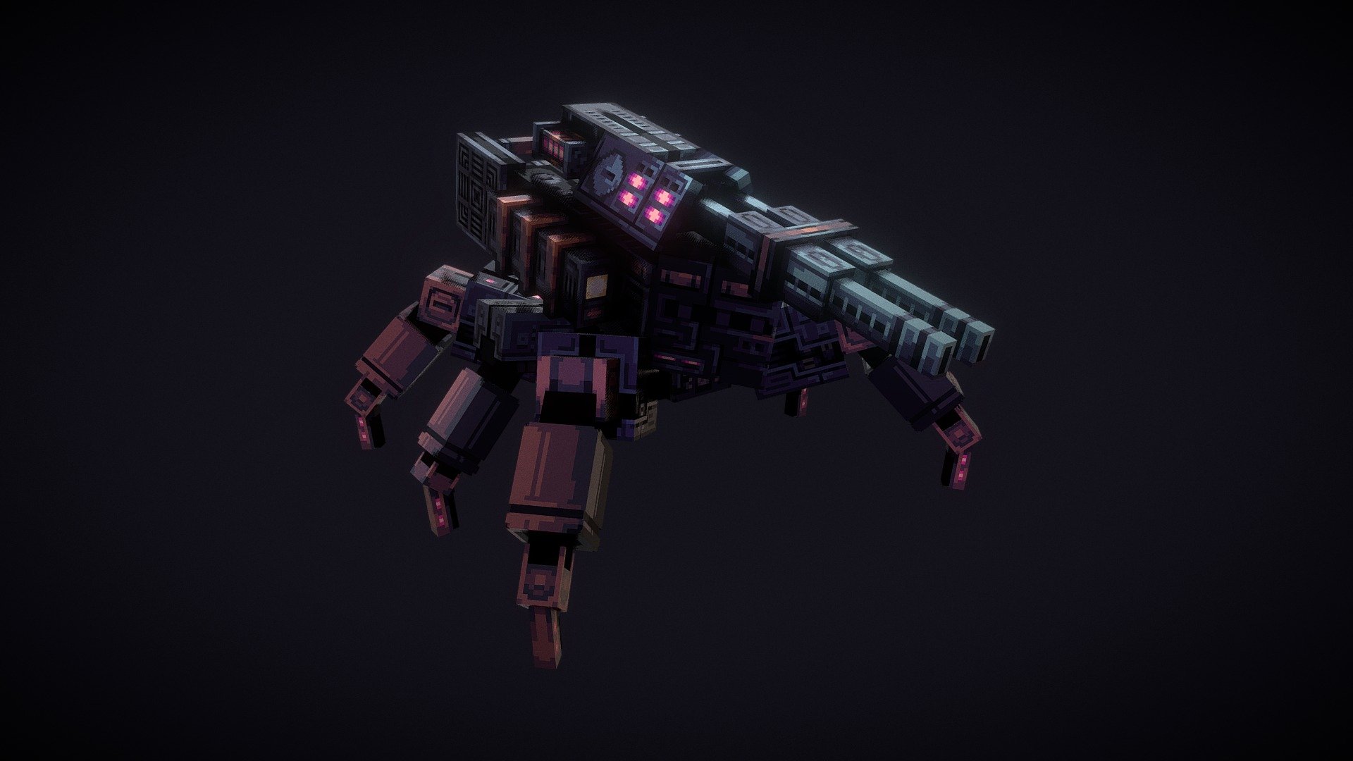 Mechanoid tank - 3D model by Insanis (@insanis_art) [f17e30c] - Sketchfab
