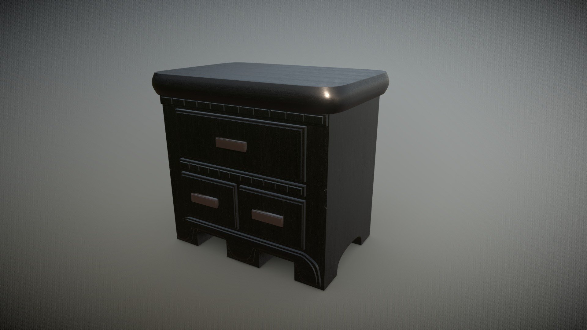 Bedside Table - Download Free 3D model by Cody.Lovorn [f17eea1] - Sketchfab