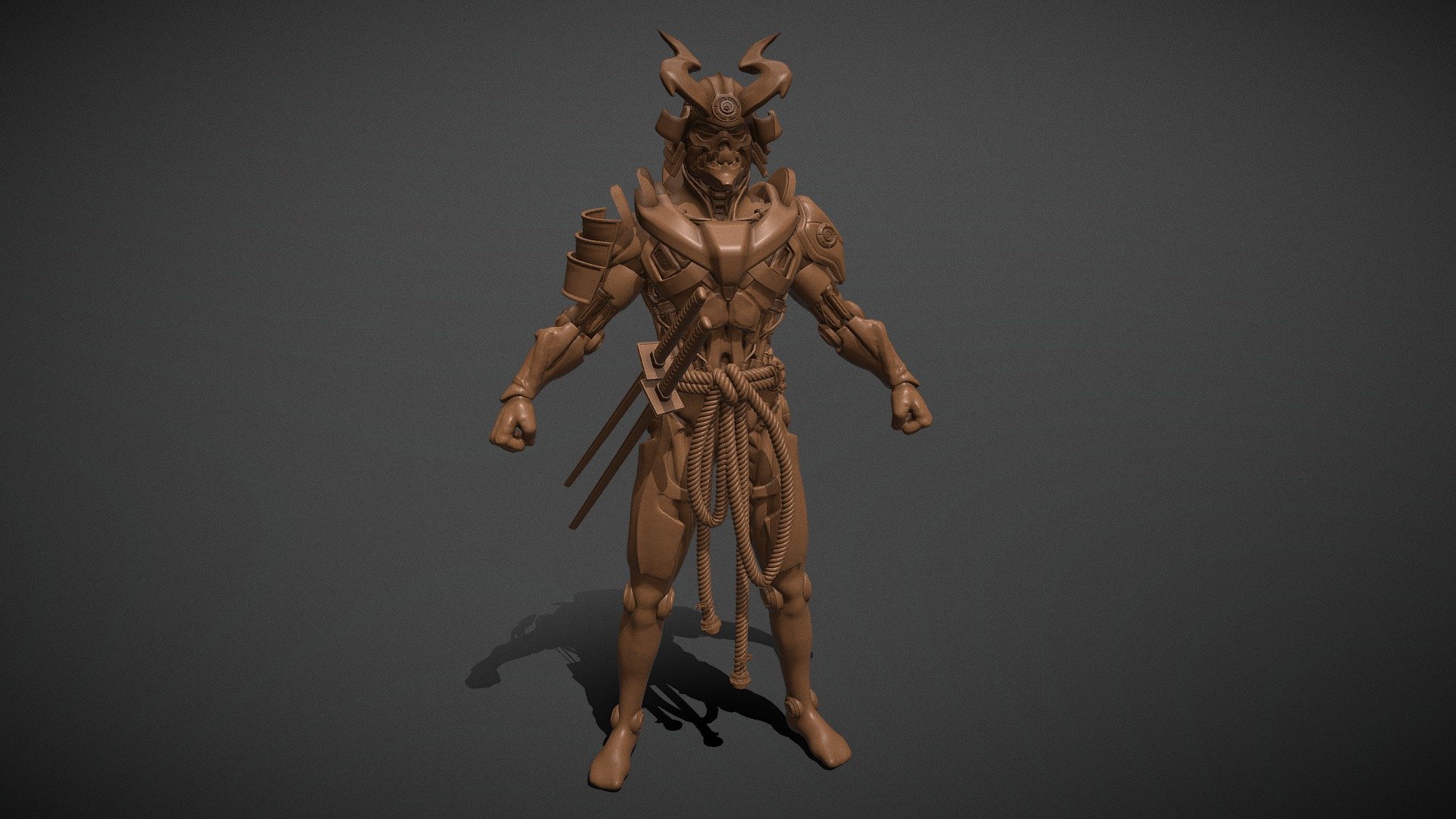 Samurai | 3D Sculpt - 3D model by Elemental Game Studio ...