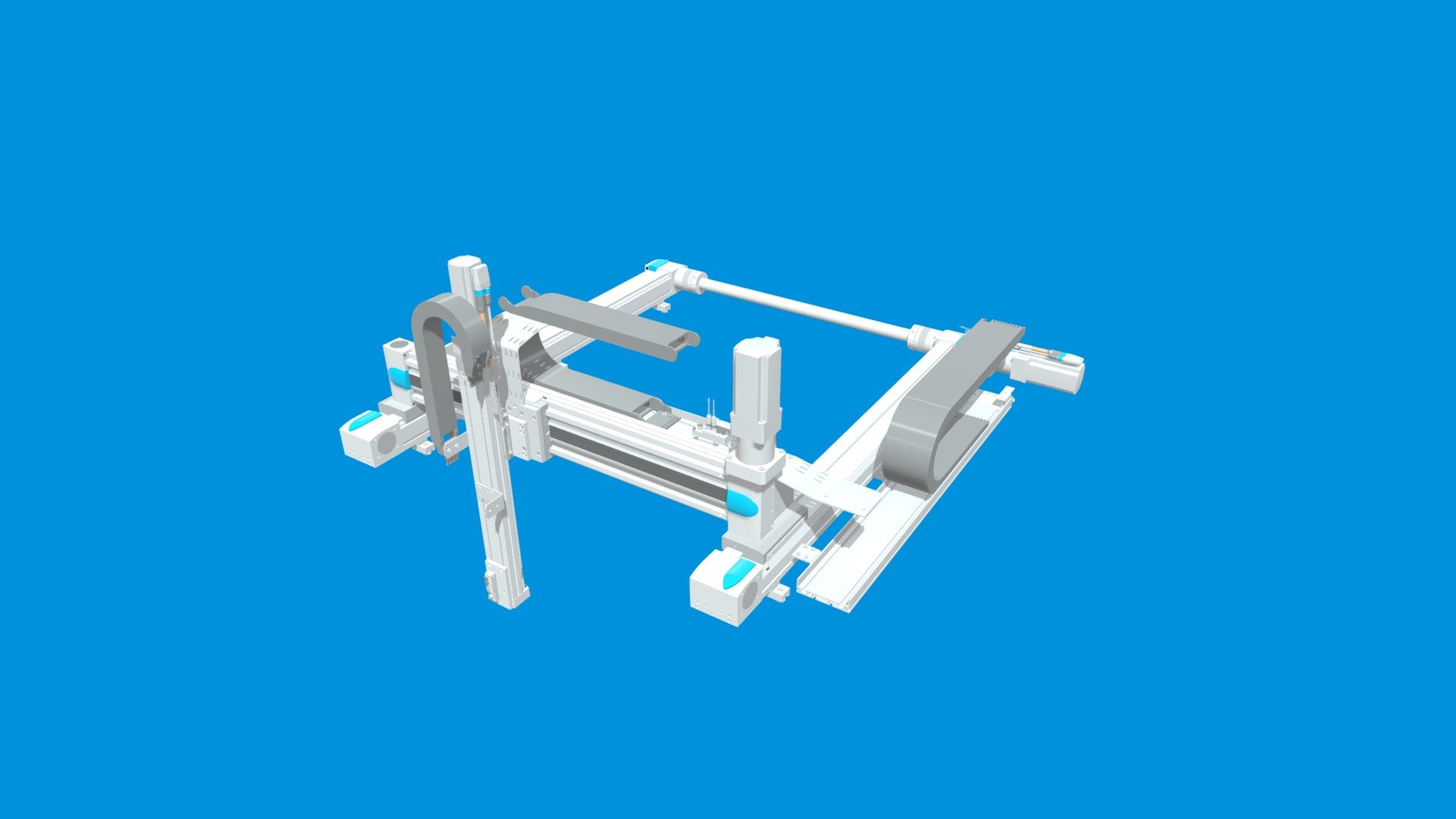 3 AXIS GANTRY - 3D model by Festo-Canada [f1803f0] - Sketchfab