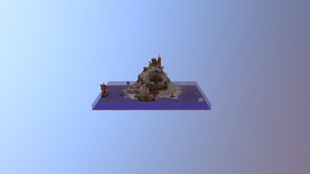 Minecraft Island - 3D model by terminetor1717 [f181d57] - Sketchfab