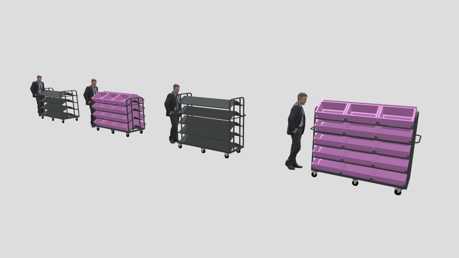 AW-GXO10766 V Shelf Trolleys - Download Free 3D model by 3D-VIEW (@Jake ...