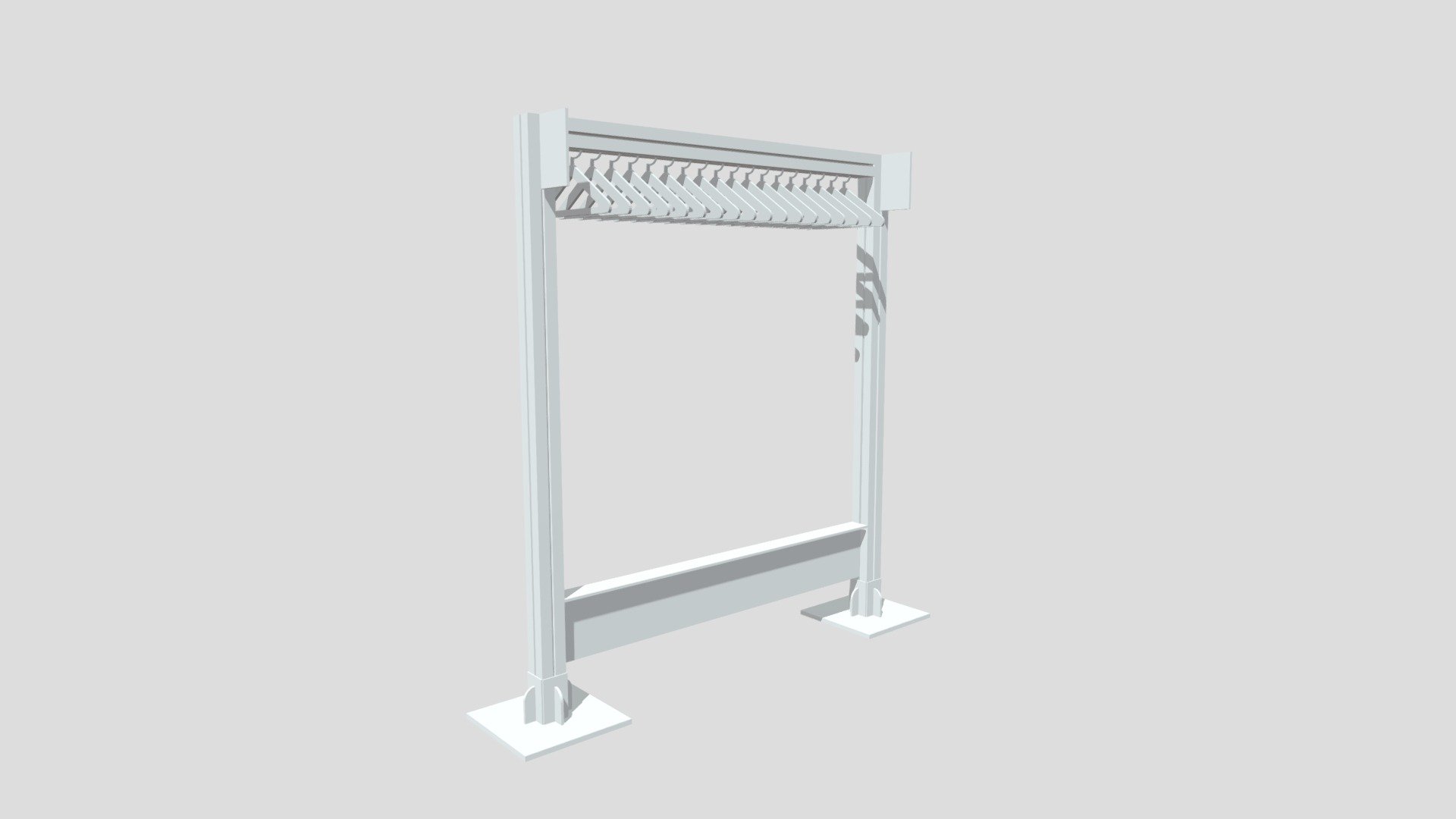 Expandable coat rack - Download Free 3D model by Sflex [f183973 ...