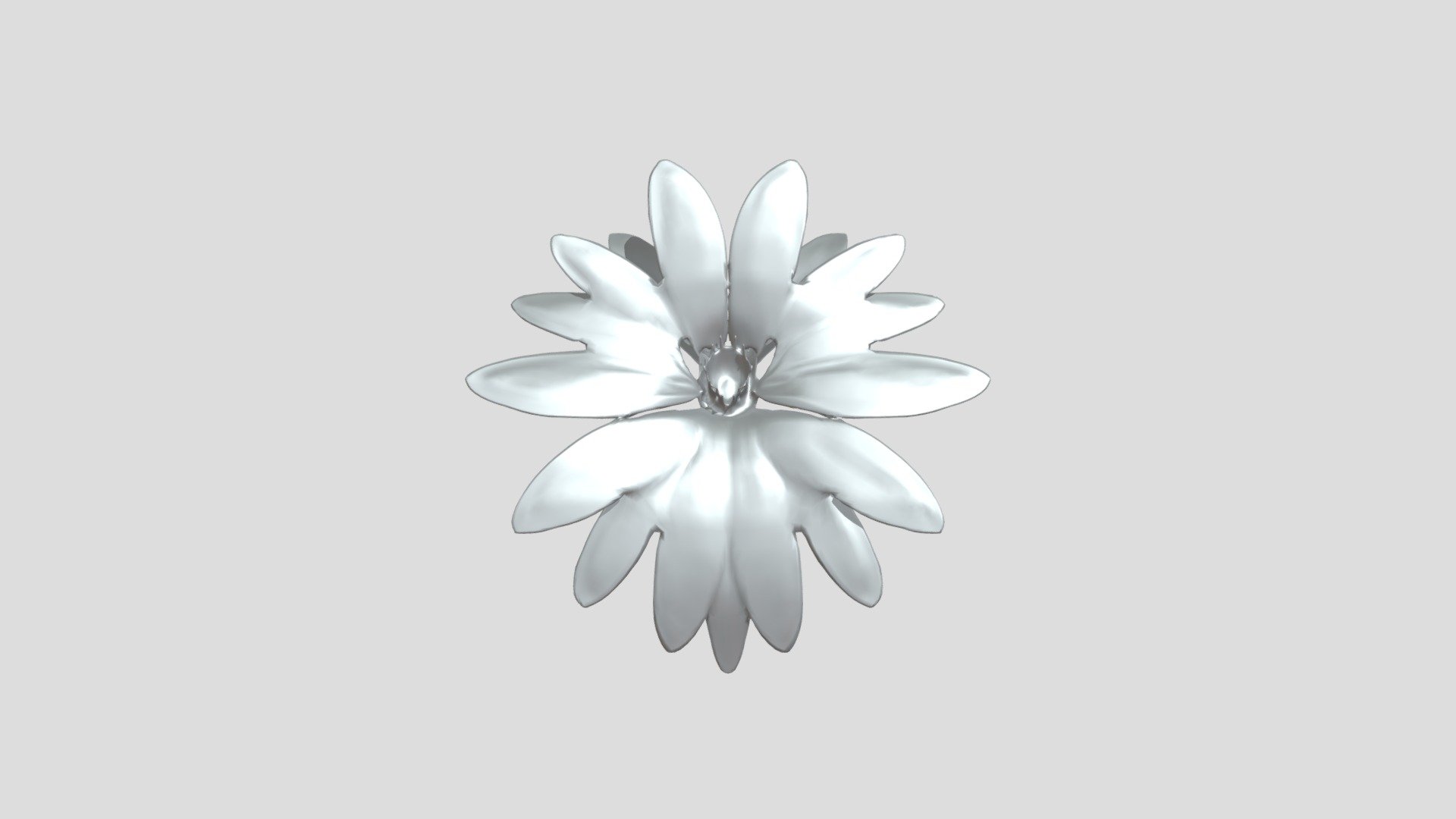 A single purple flower blossom - 3D model by amitthakor3670 [f183ce7 ...