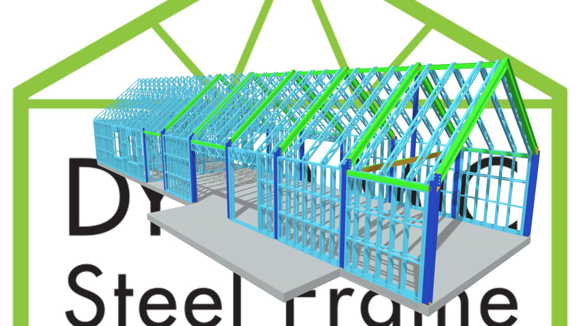 HOUSE 1 - 3D model by Dynamic Steel Frame (@DynamicSteelFrame-Detailing ...
