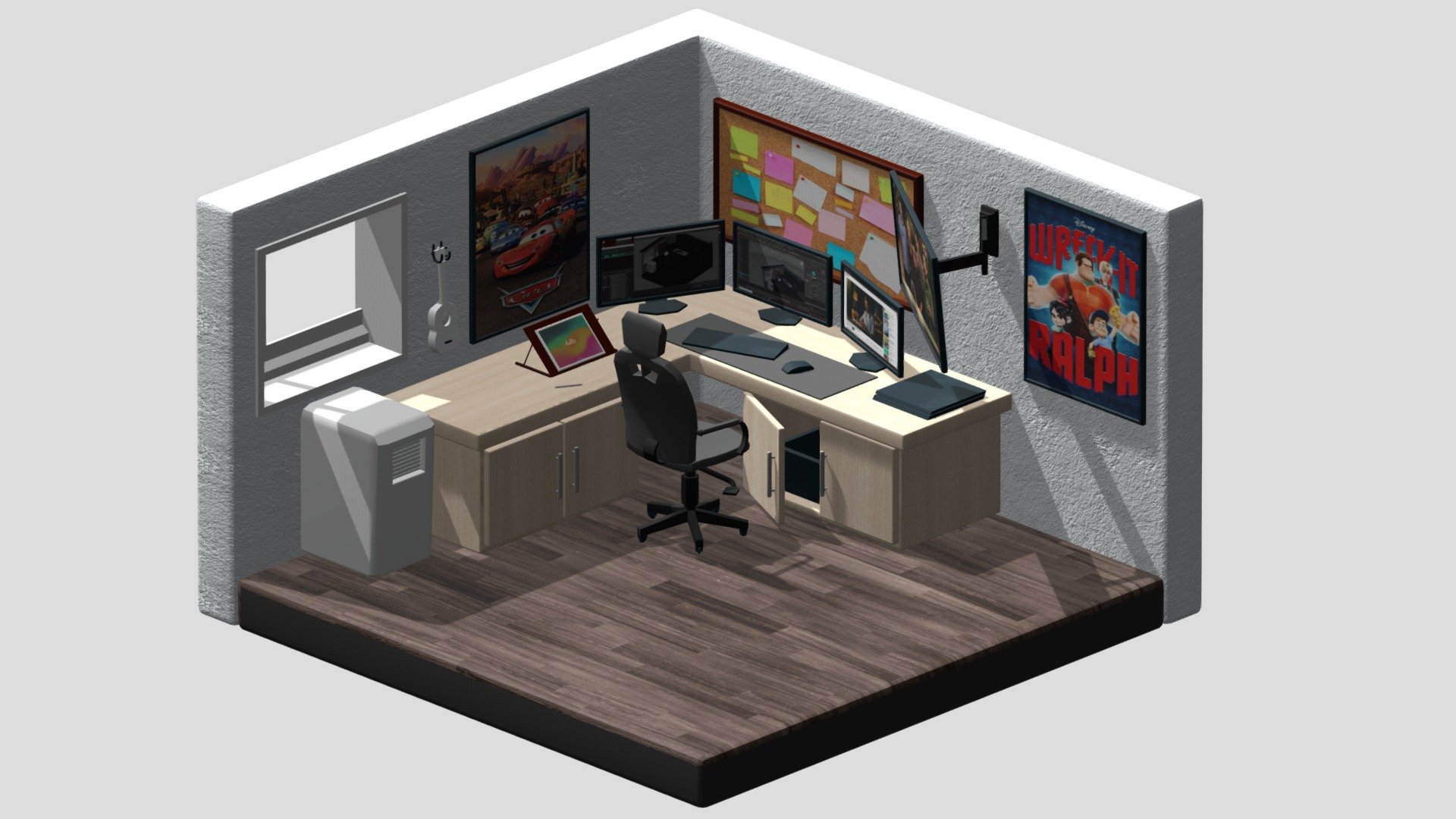 bedroom-corner-download-free-3d-model-by-thettoonz-f185208-sketchfab