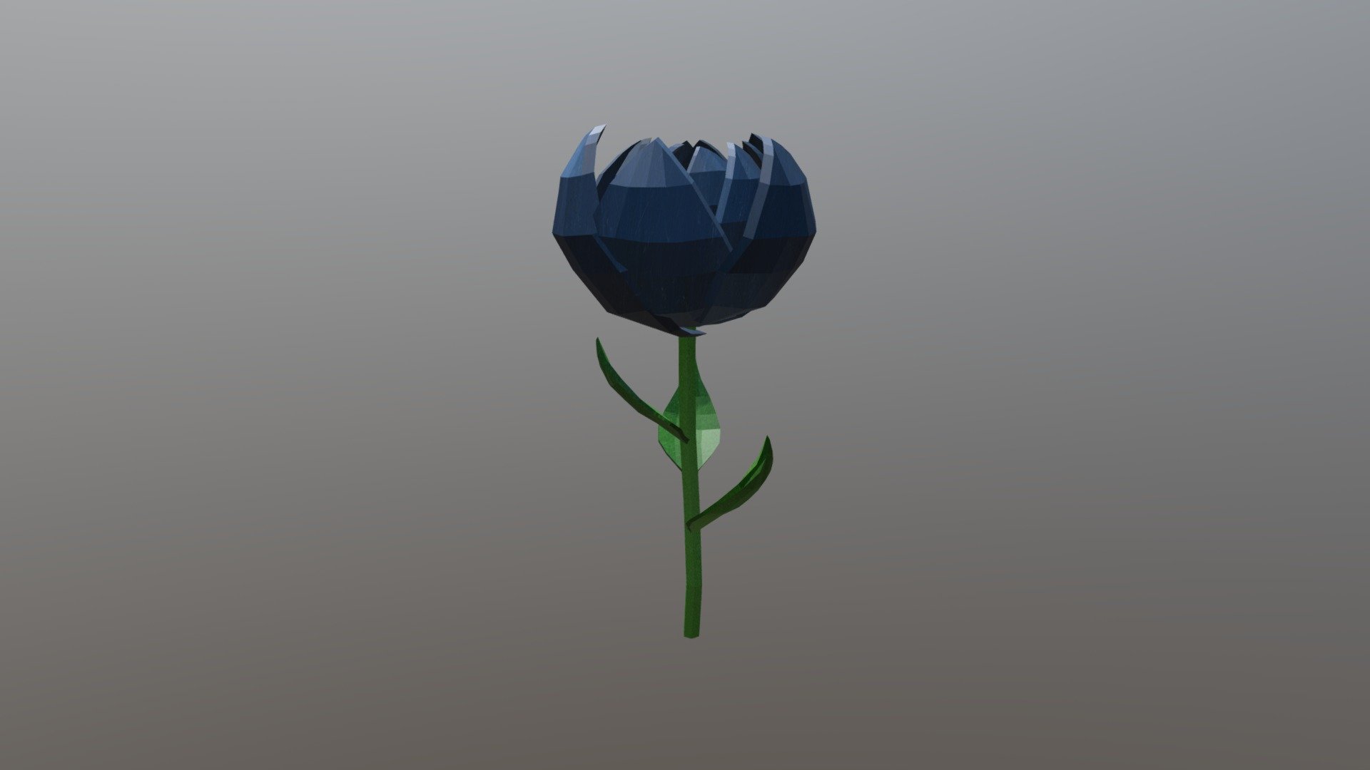 Blue Flower - 3D model by mitu44110 [f186fa4] - Sketchfab