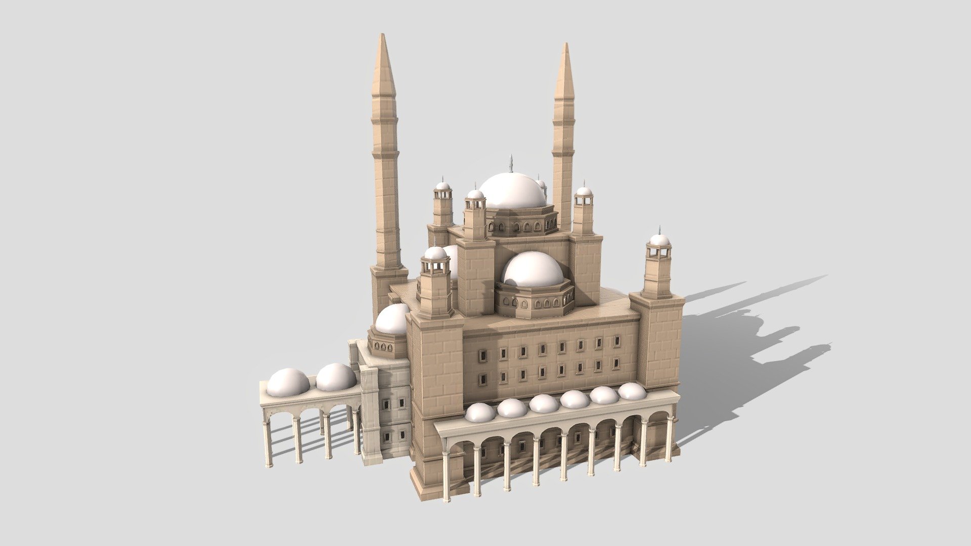 Stylized Mosque - Download Free 3D model by ChrisCLP [f18722b] - Sketchfab