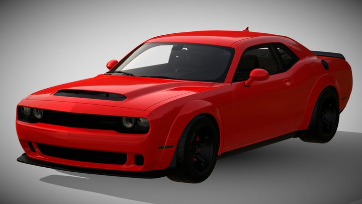 Dodge-challenger 3D models - Sketchfab